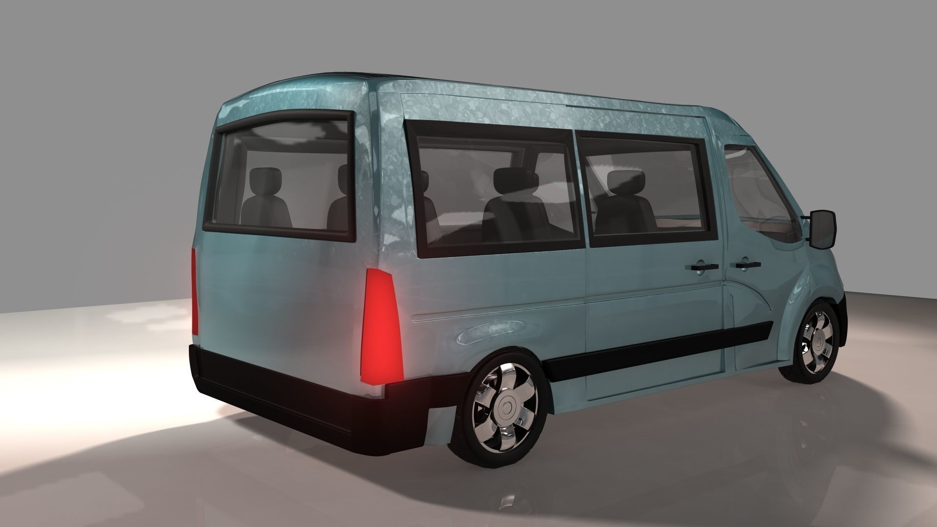 3D Van mercedes c class minivan 3D model | CGTrader