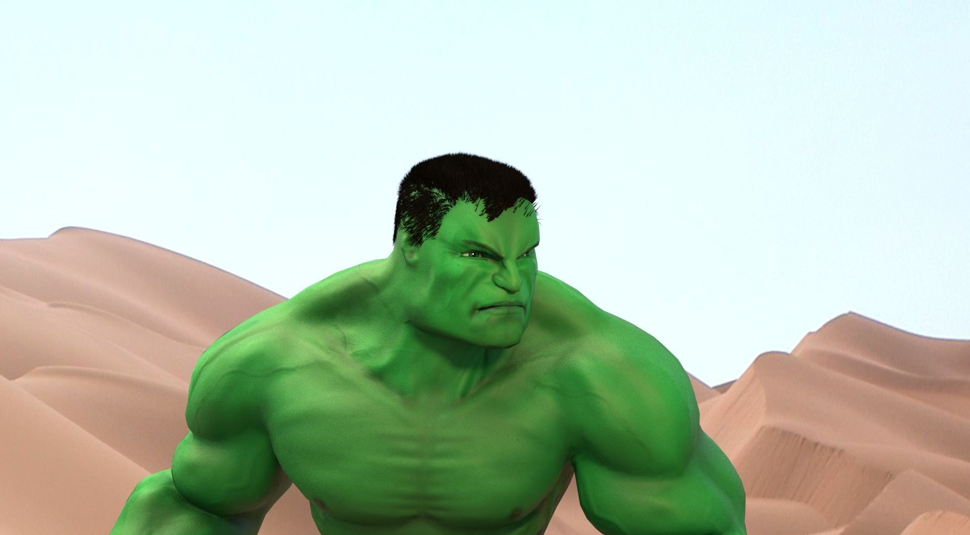 3D model Hulk Rigged and Animated 2018 VR / AR / low-poly | CGTrader