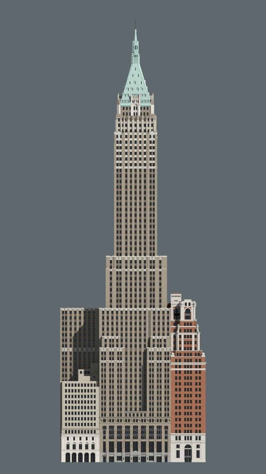40 Wall Street 3D model 3D printable | CGTrader