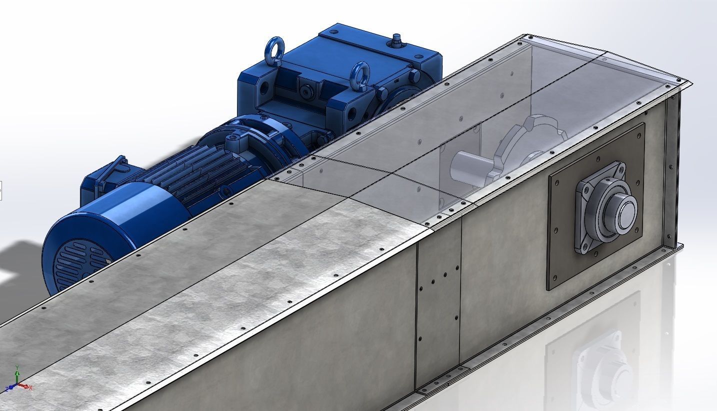 Chain Conveyor 150t 3D model | CGTrader
