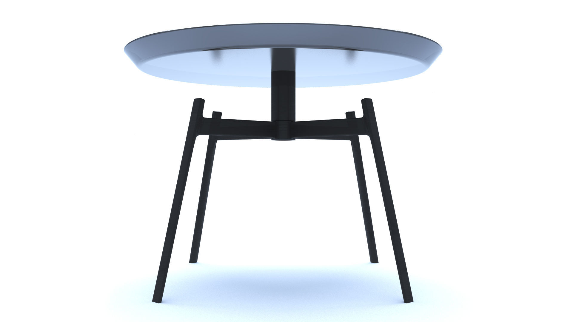 Glass coffee table - Husk BeB Italia 3D model | CGTrader