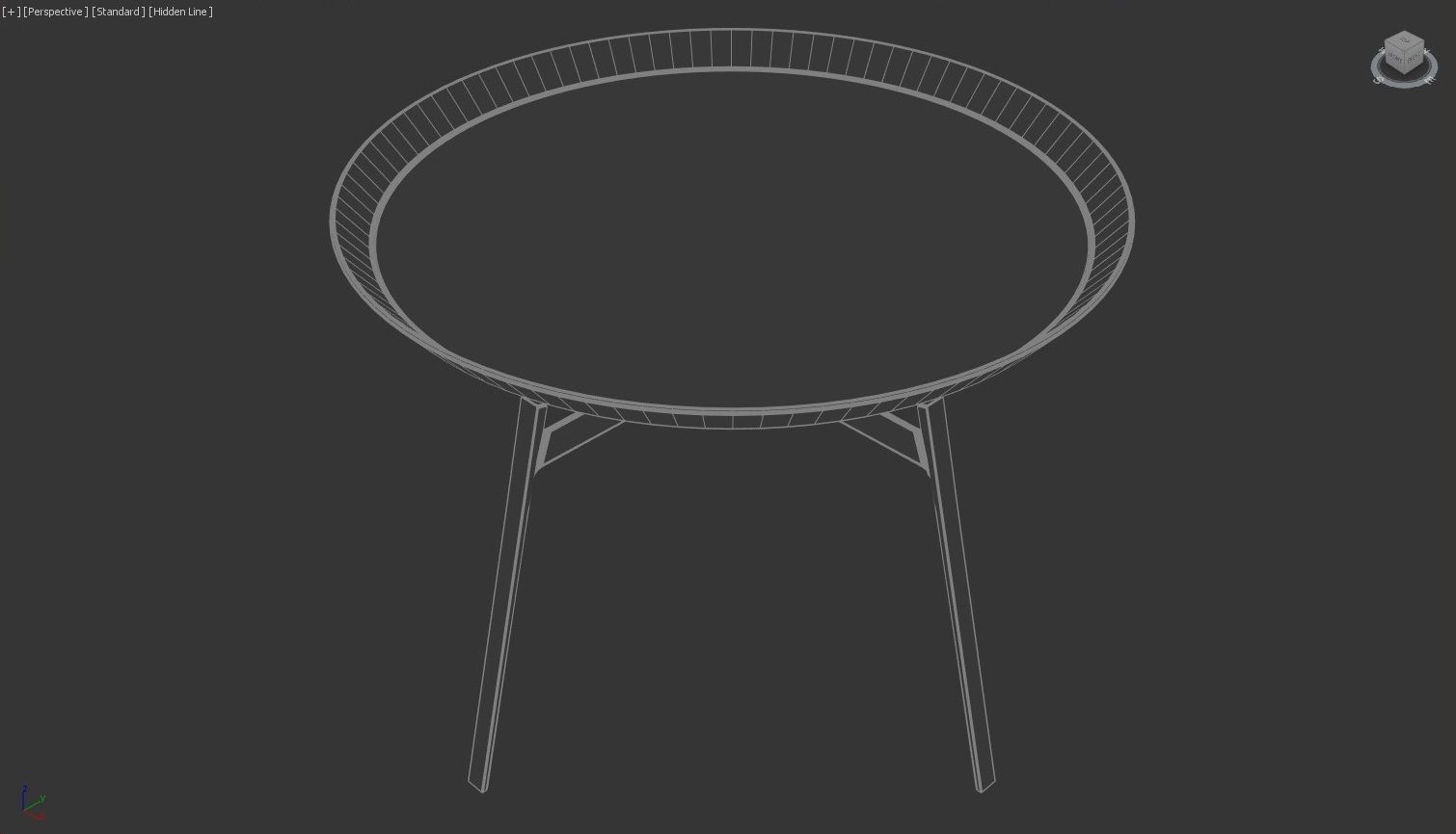 Glass coffee table - Husk BeB Italia 3D model | CGTrader