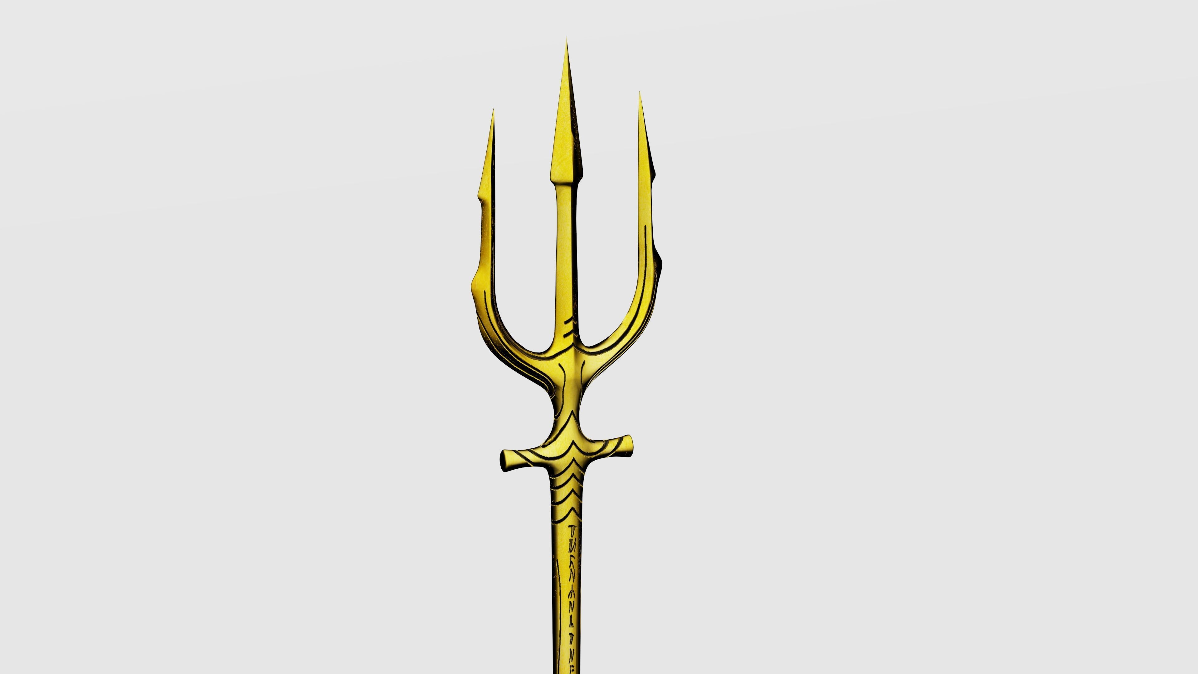 3D model Aquaman Trident VR / AR / low-poly | CGTrader