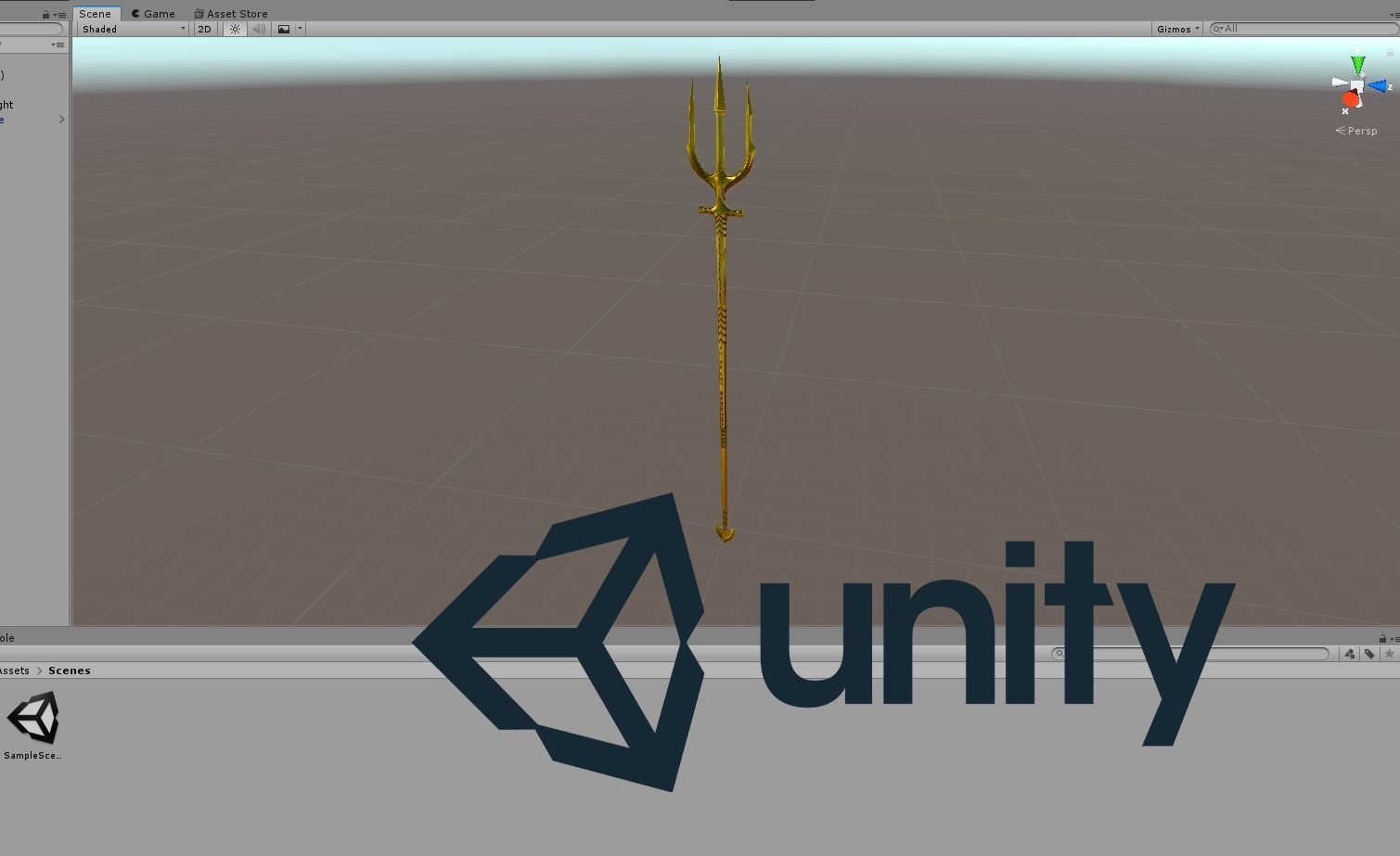 3D model Aquaman Trident VR / AR / low-poly | CGTrader