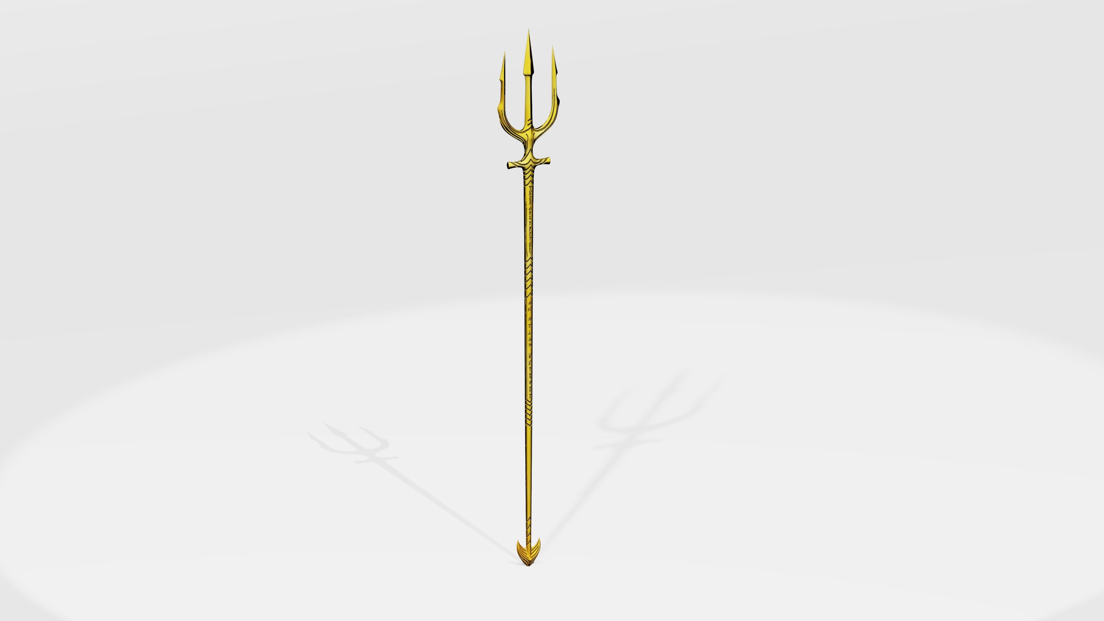 3D model Aquaman Trident VR / AR / low-poly | CGTrader