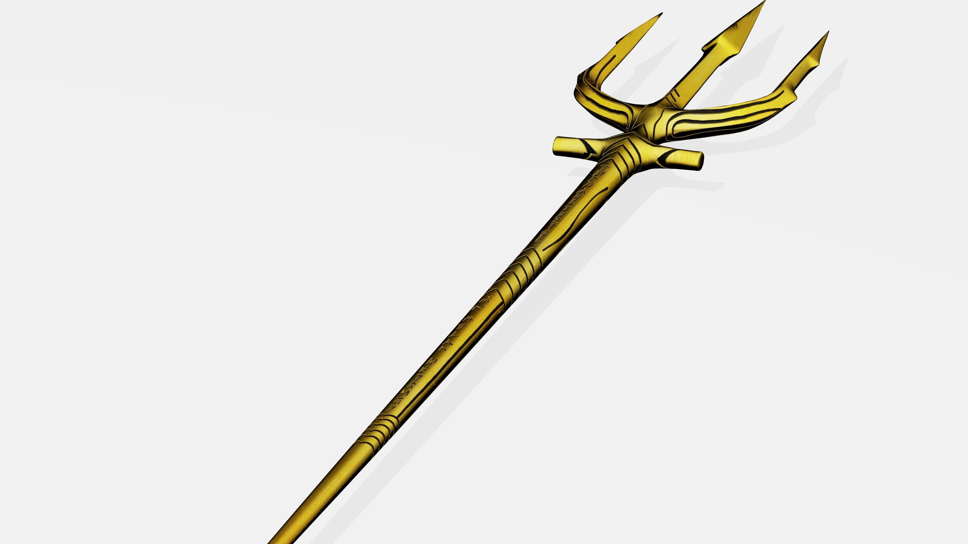 3D model Aquaman Trident VR / AR / low-poly | CGTrader