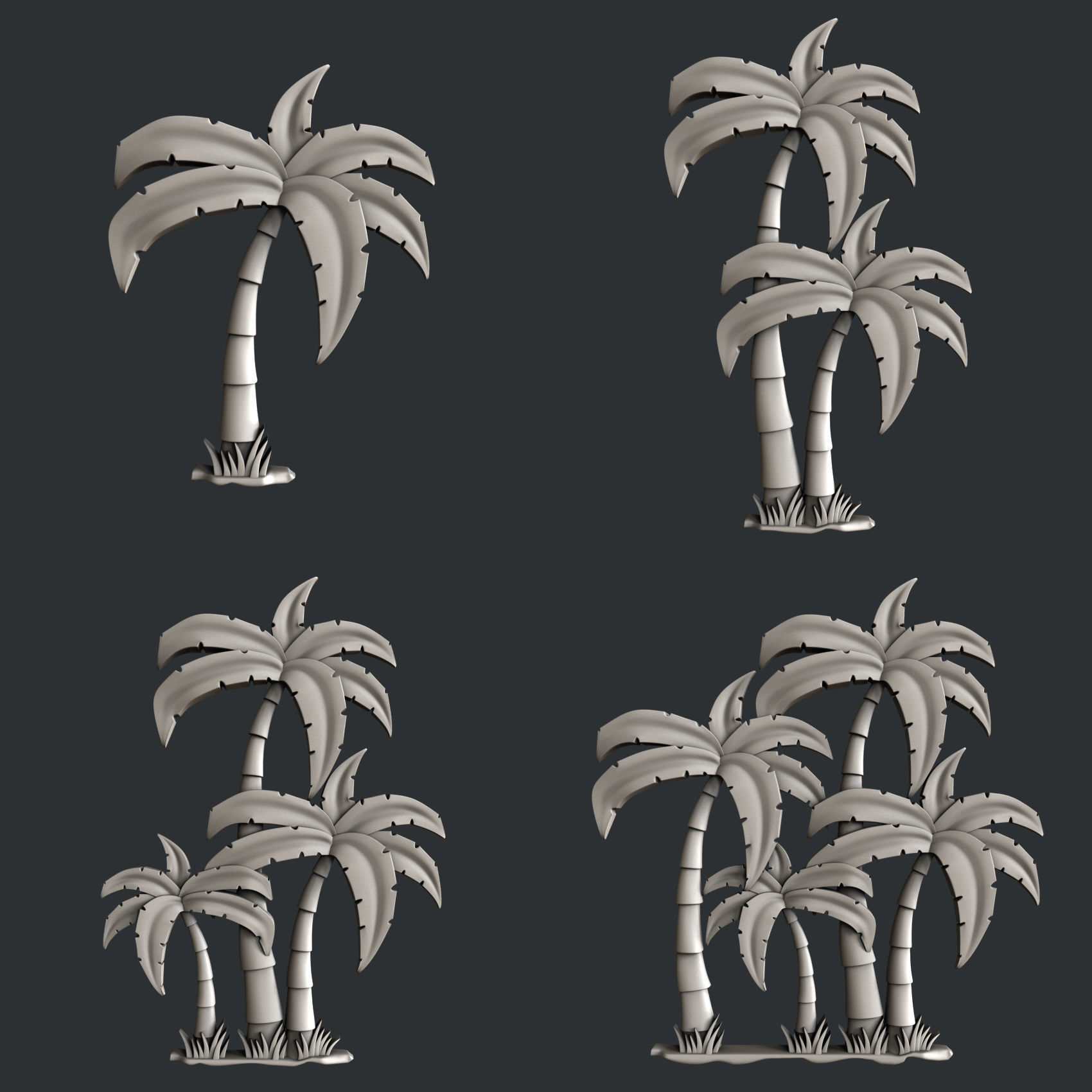 3d STL models for CNC Palm 3D model | CGTrader