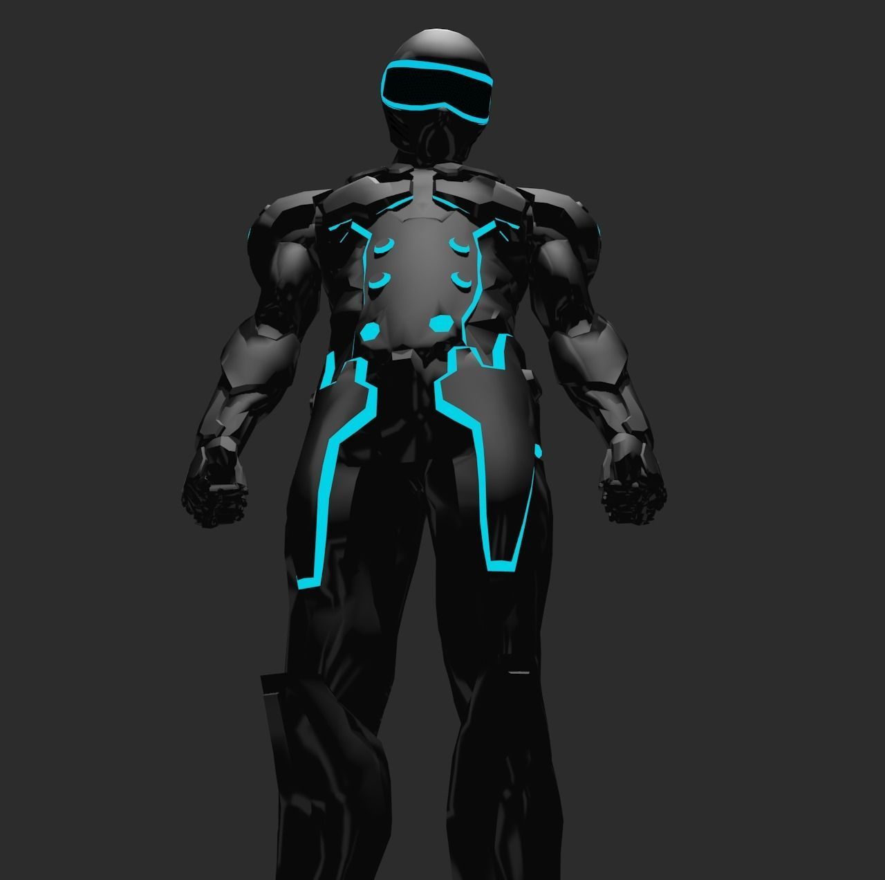 My superhero Mathveus Ultra costume 3D model rigged | CGTrader