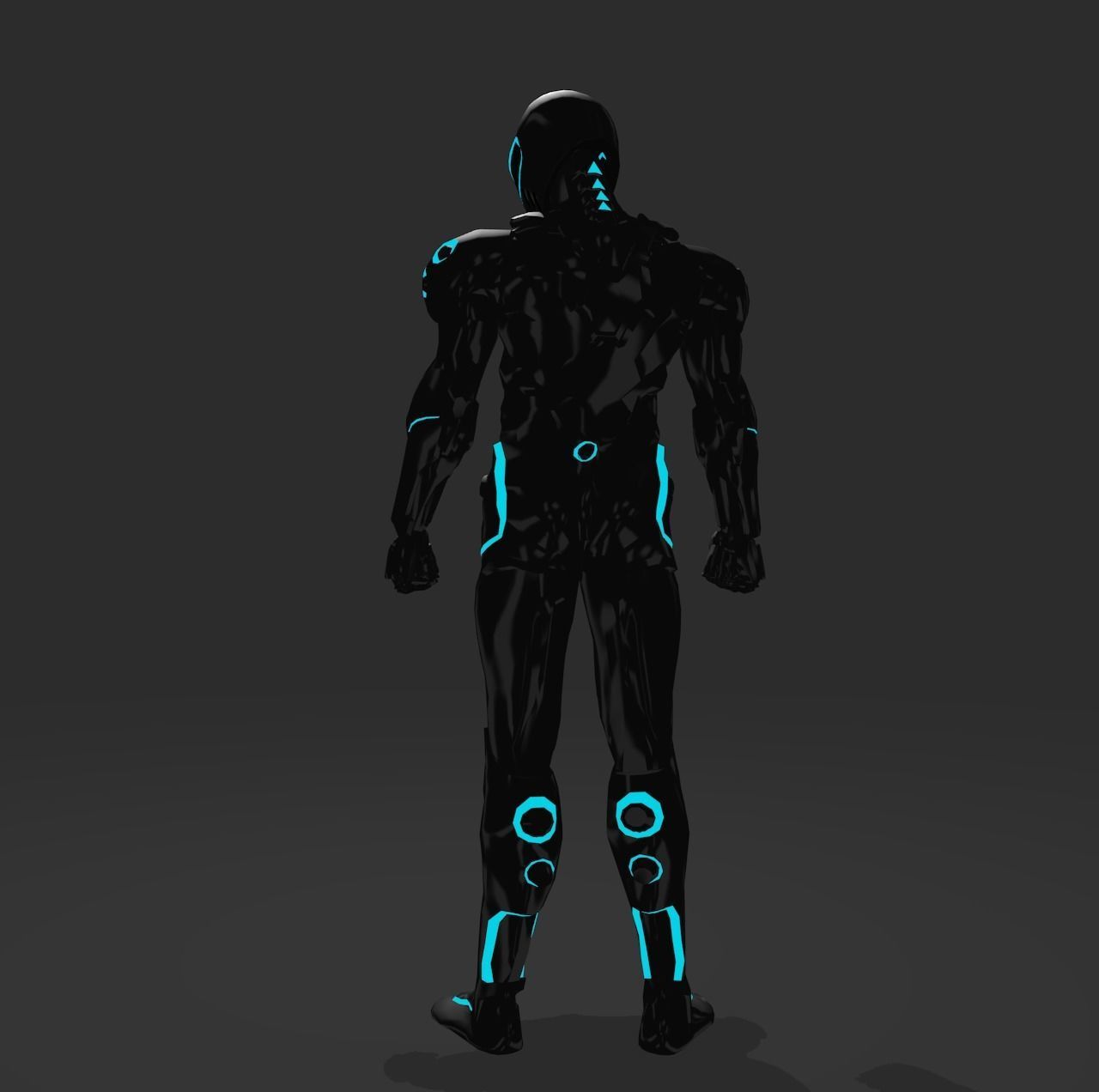 My superhero Mathveus Ultra costume 3D model rigged | CGTrader