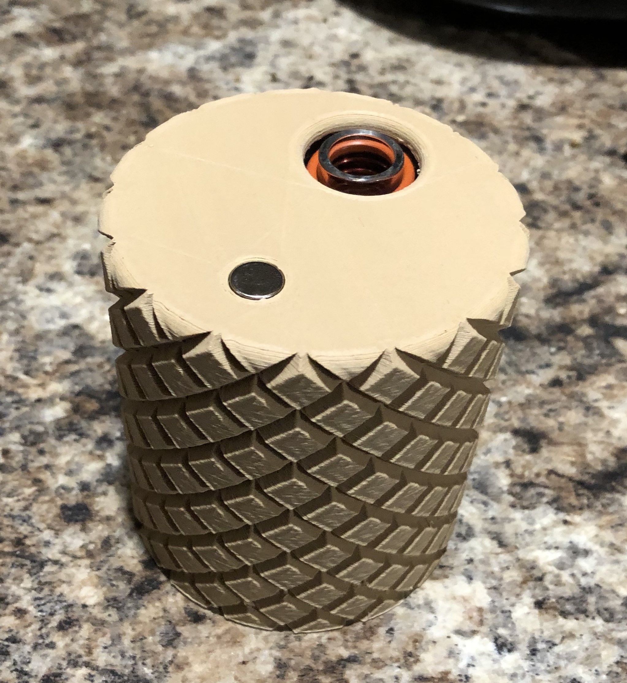Induction Heater Case - Knurling 3D model 3D printable | CGTrader