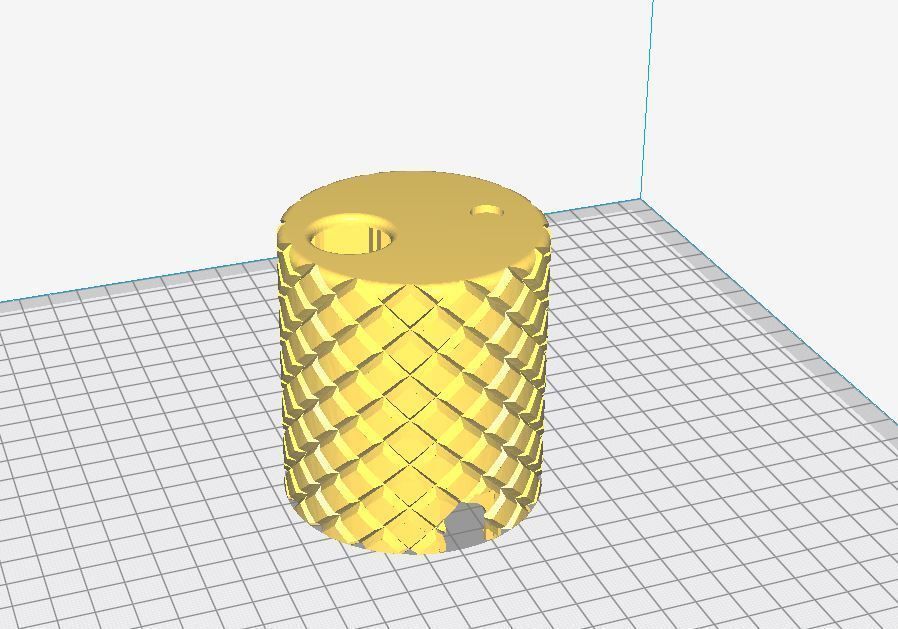Induction Heater Case - Knurling 3D model 3D printable | CGTrader