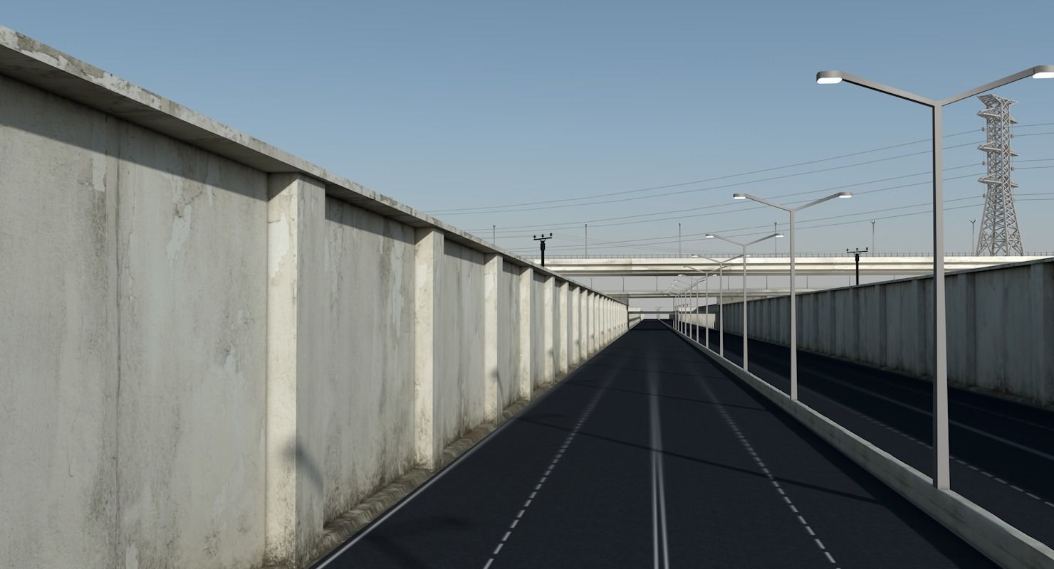 3D model Highway box VR / AR / low-poly | CGTrader