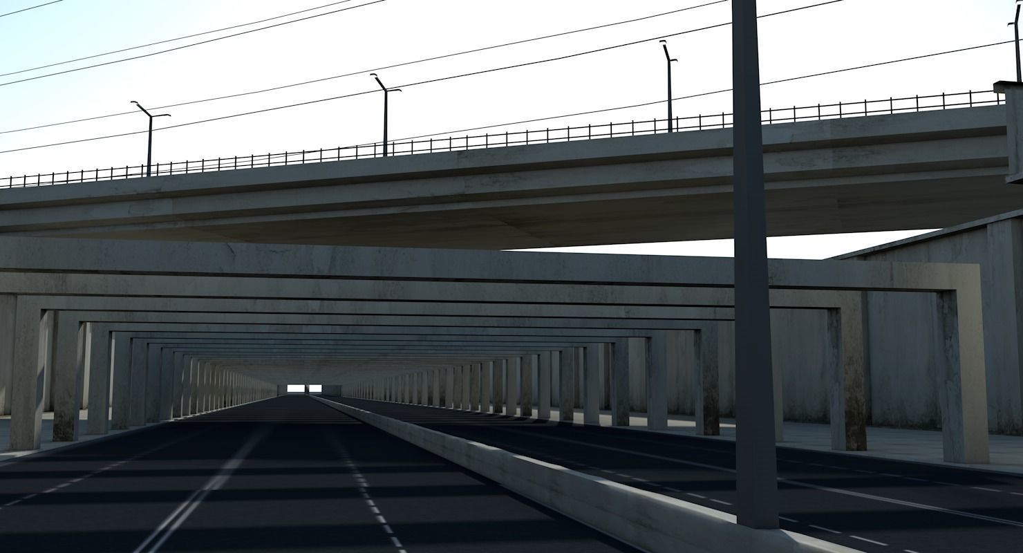 3D model Highway box VR / AR / low-poly | CGTrader