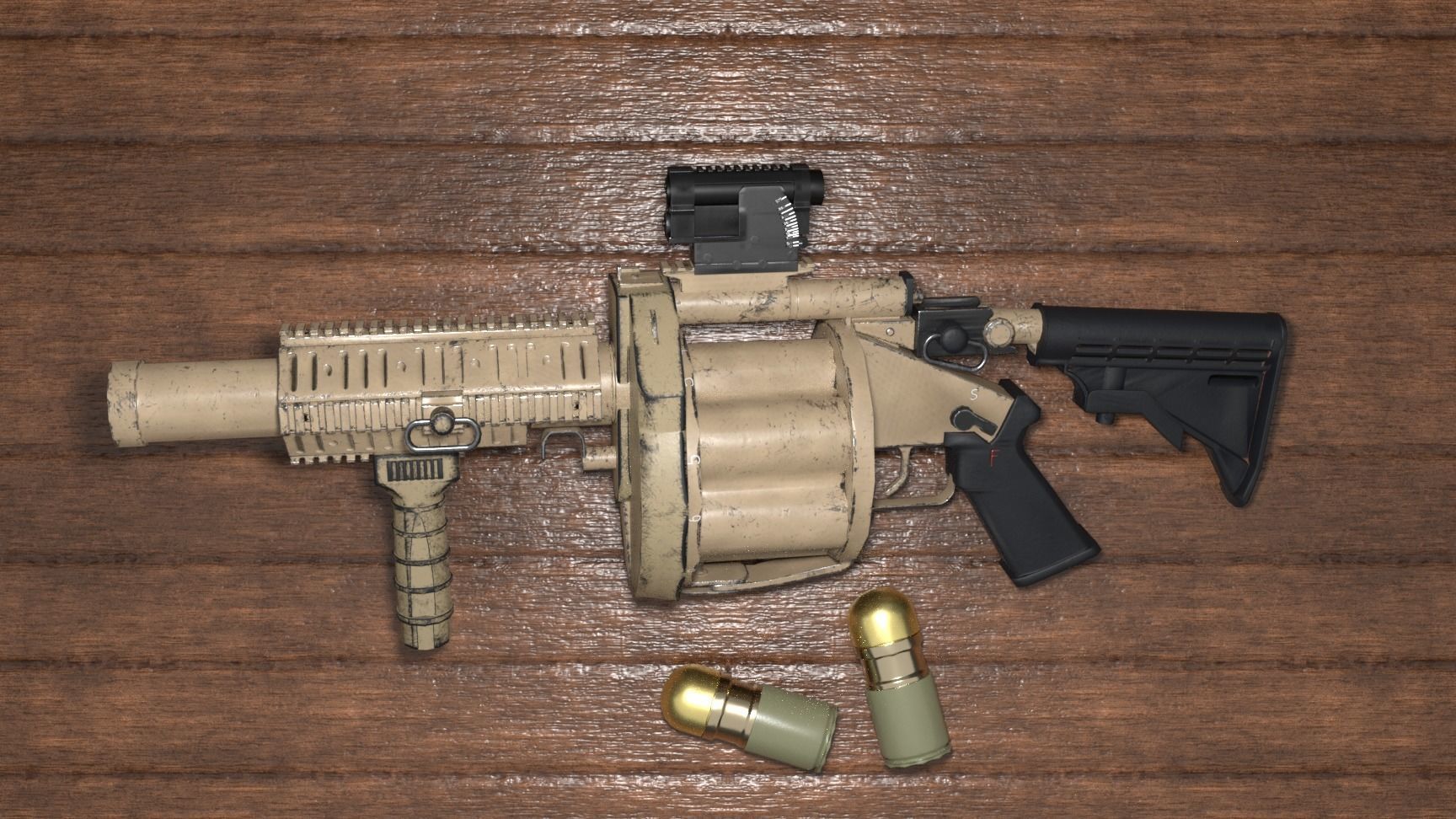 3D model M32 MGL VR / AR / low-poly | CGTrader