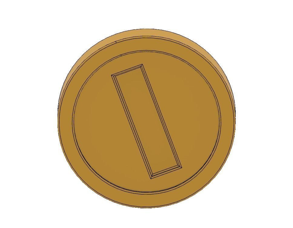 Super Mario Coins 3D model 3D printable | CGTrader
