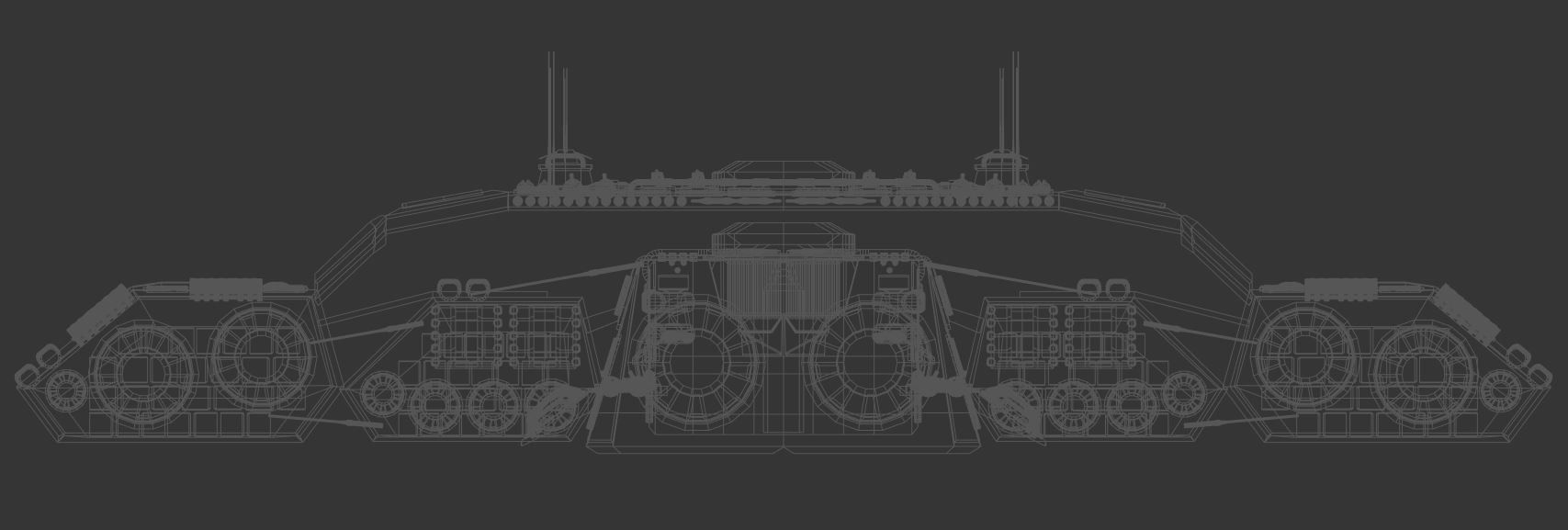 Stargate SG-1 Daedalus Spaceship Replica 3D model | CGTrader