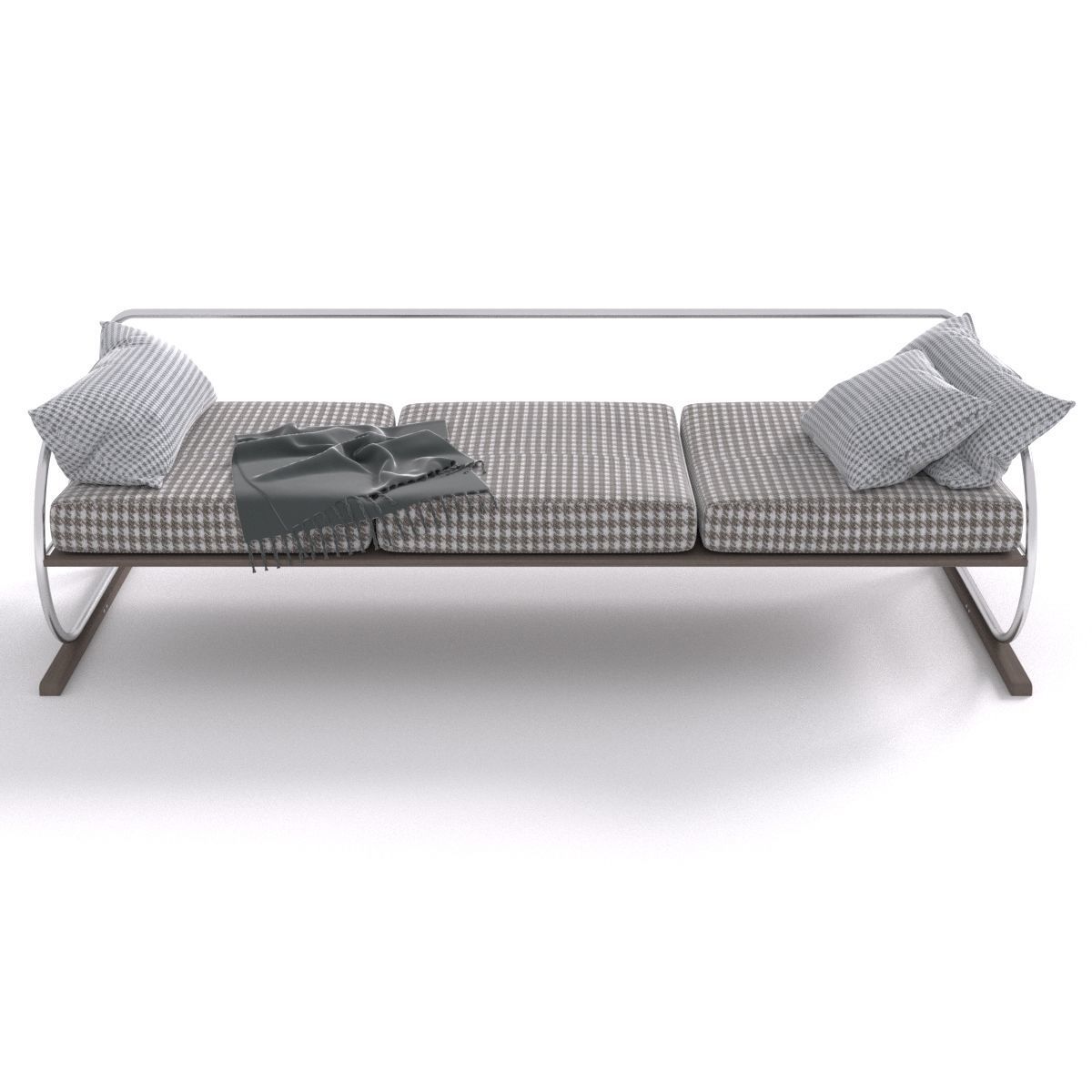 Vintage Bauhaus Bench 3D model | CGTrader