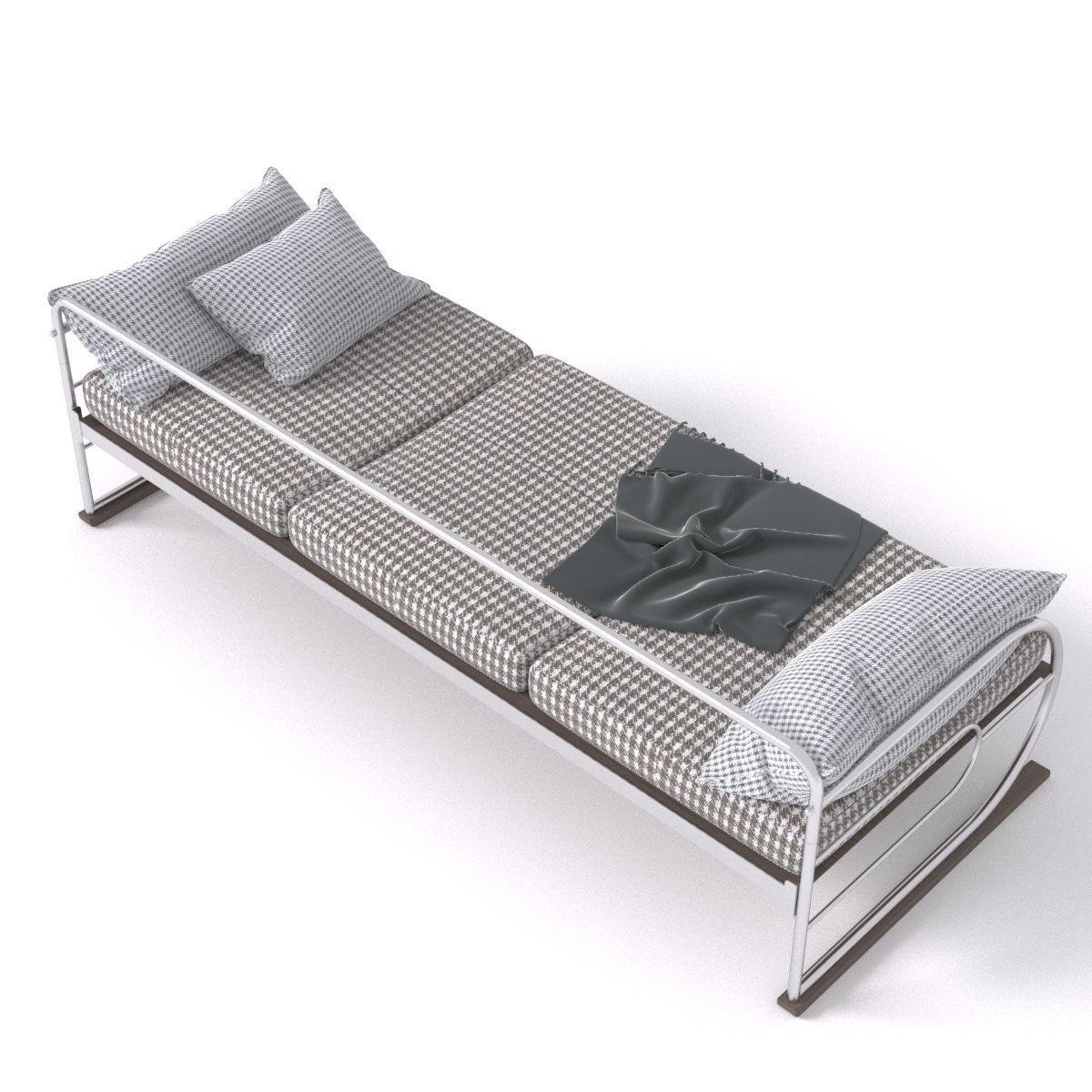 Vintage Bauhaus Bench 3D model | CGTrader