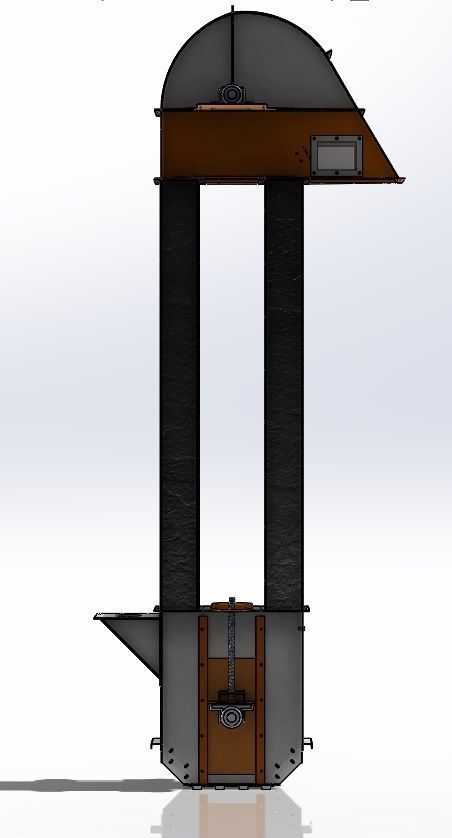 Bucket elevator 50t 3D model | CGTrader