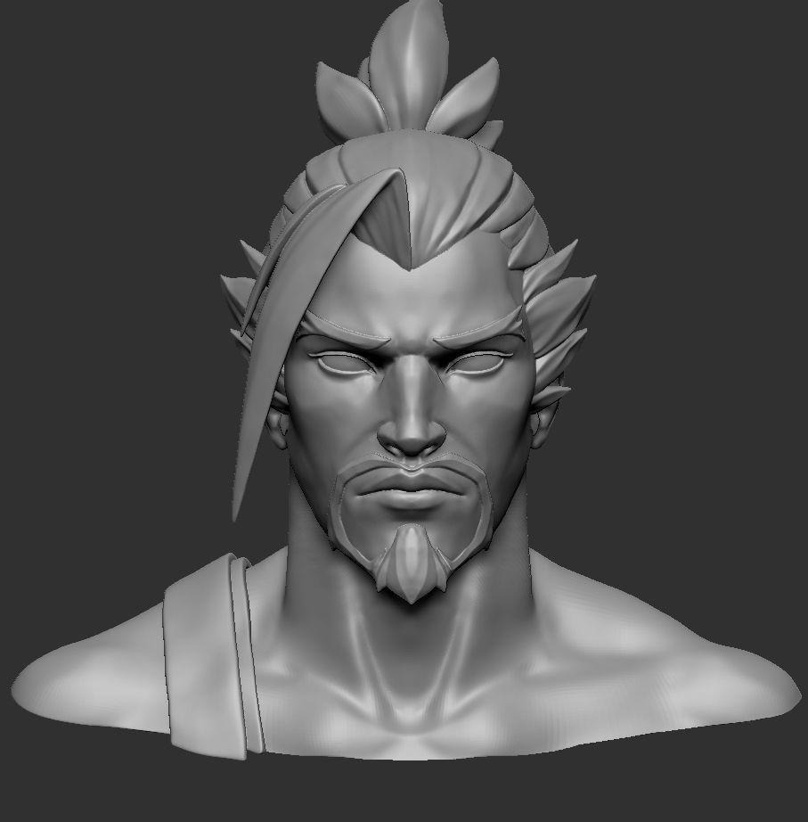 Hanzo overwatch 3D model 3D printable | CGTrader