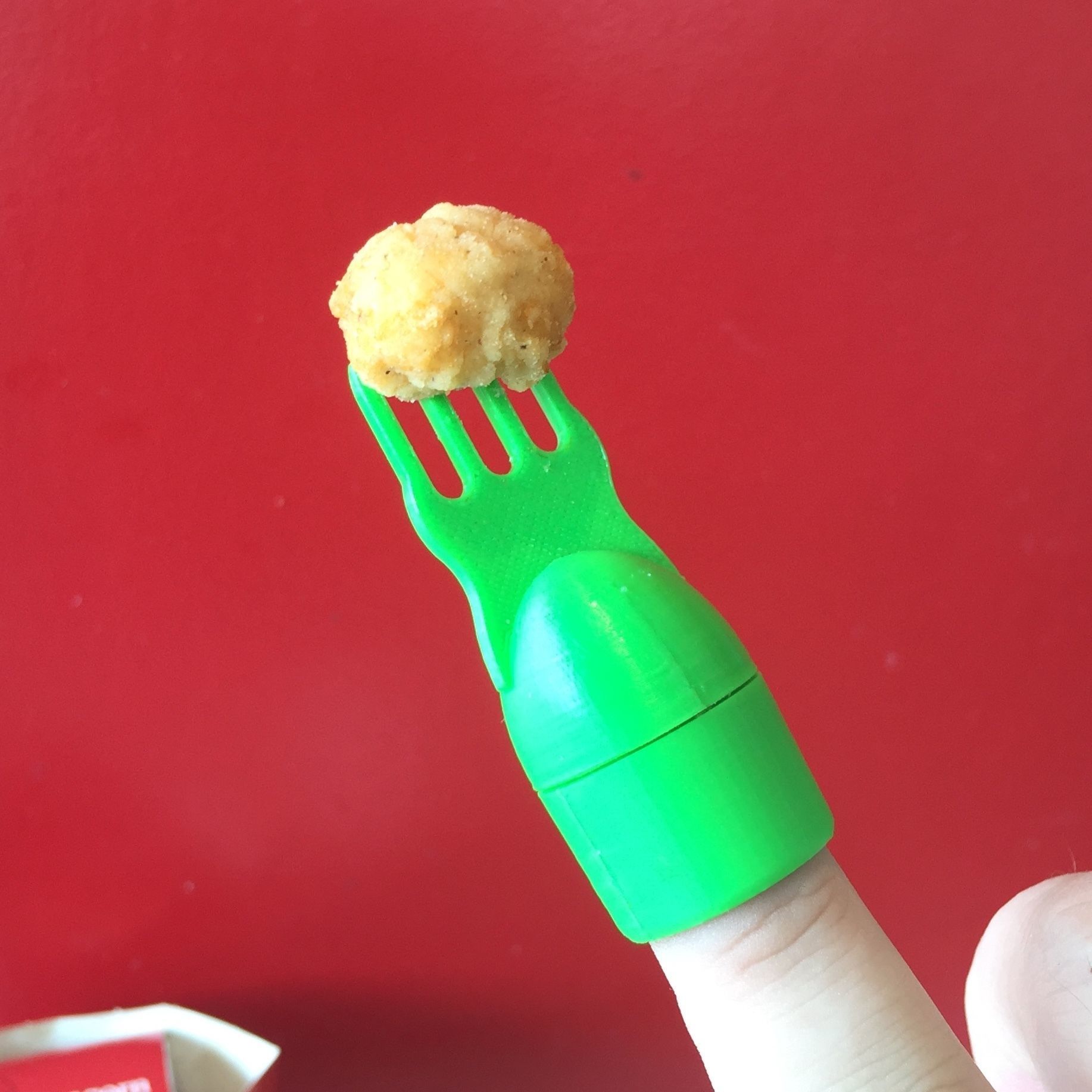 The Thork hand holding fork with food in it 3D model 3D printable ...