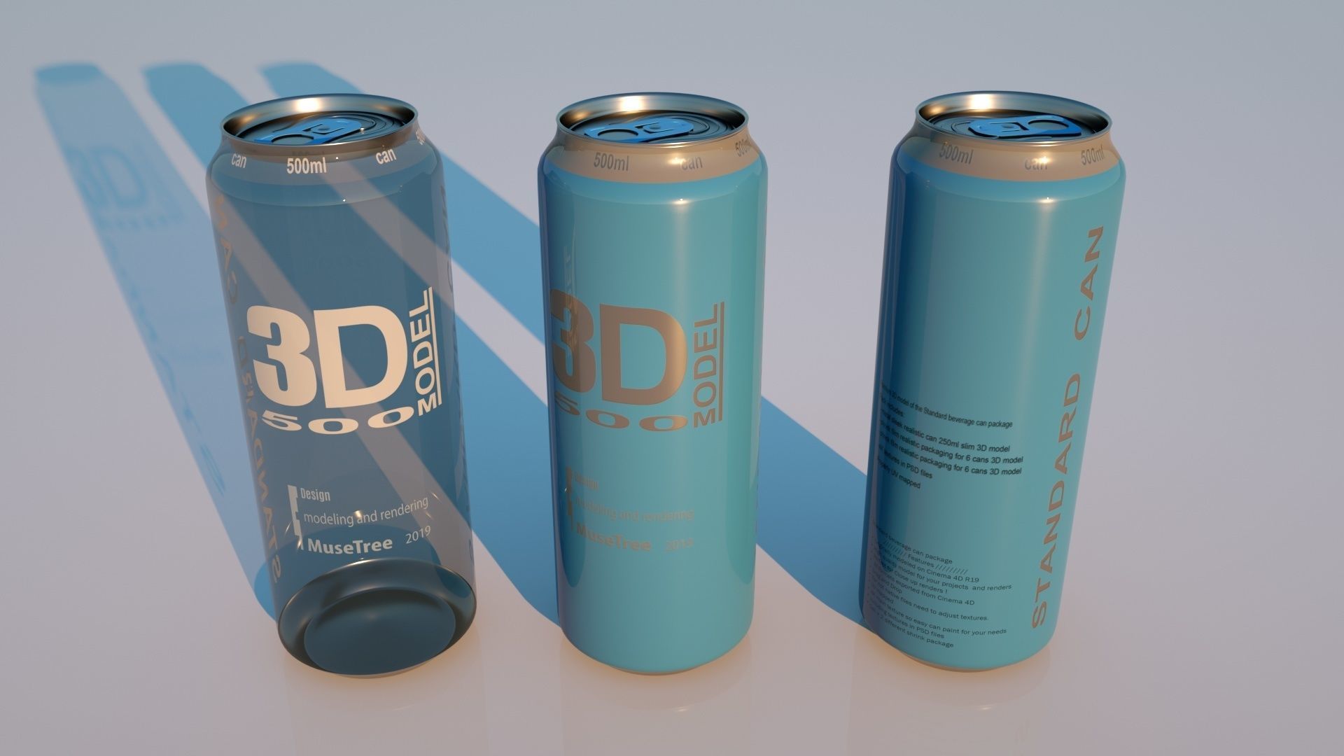 Cans in a plastic shrinkwrap 3D models Mega Pack 3D model | CGTrader