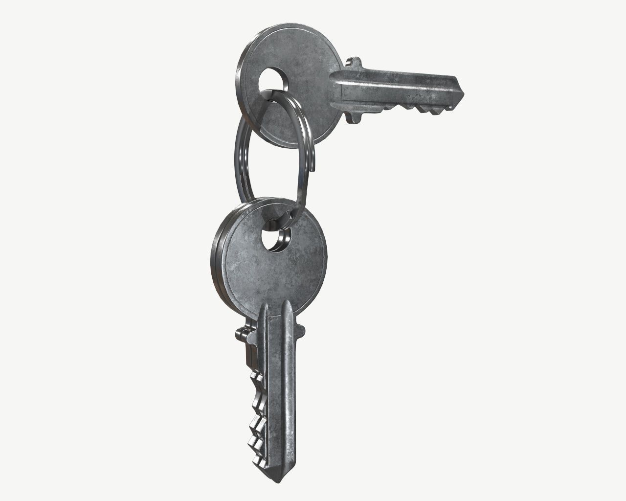 normal key set 3D model | CGTrader