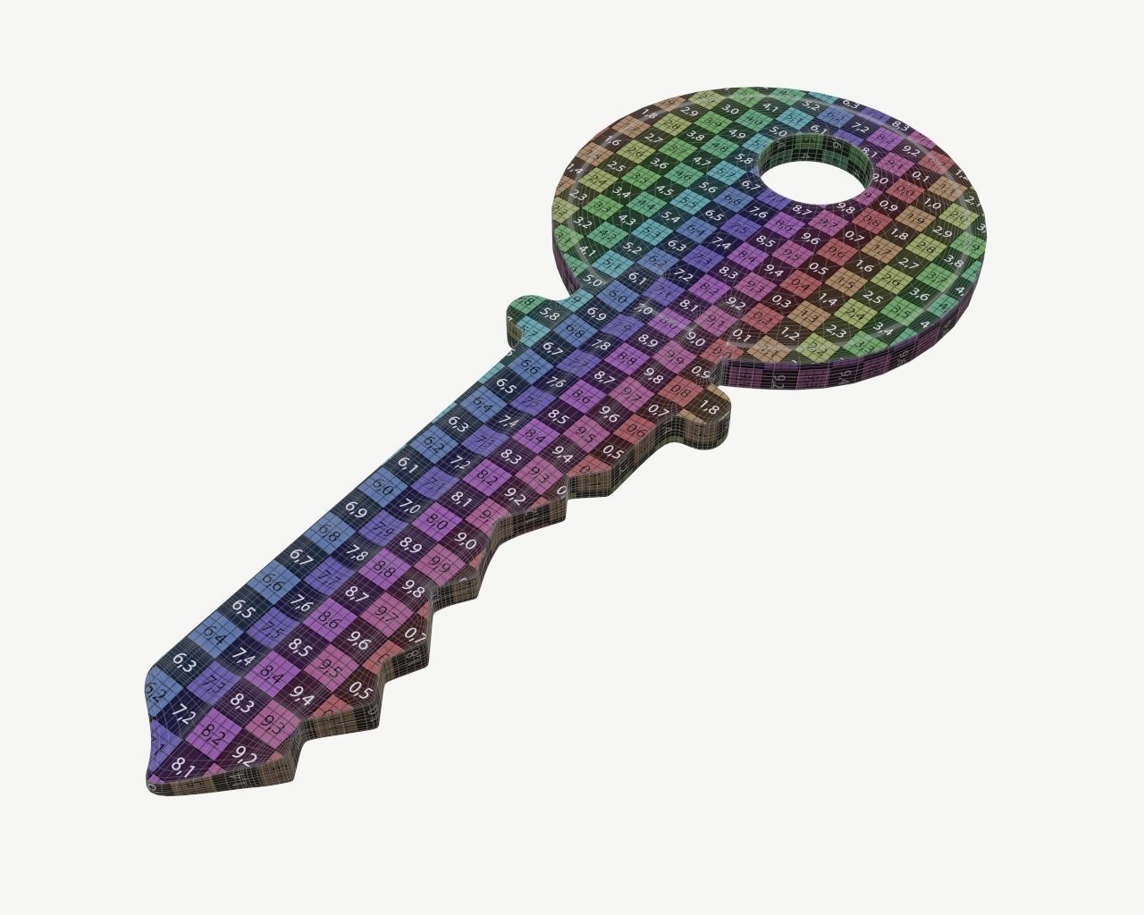 normal key 3D model | CGTrader