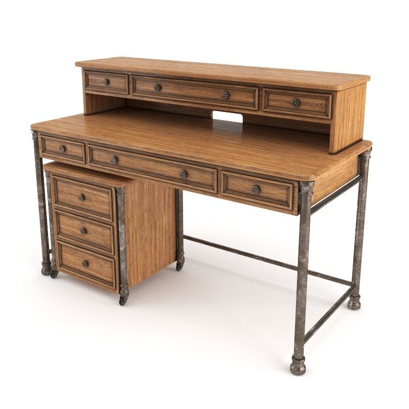 Writing desk 3D model | CGTrader