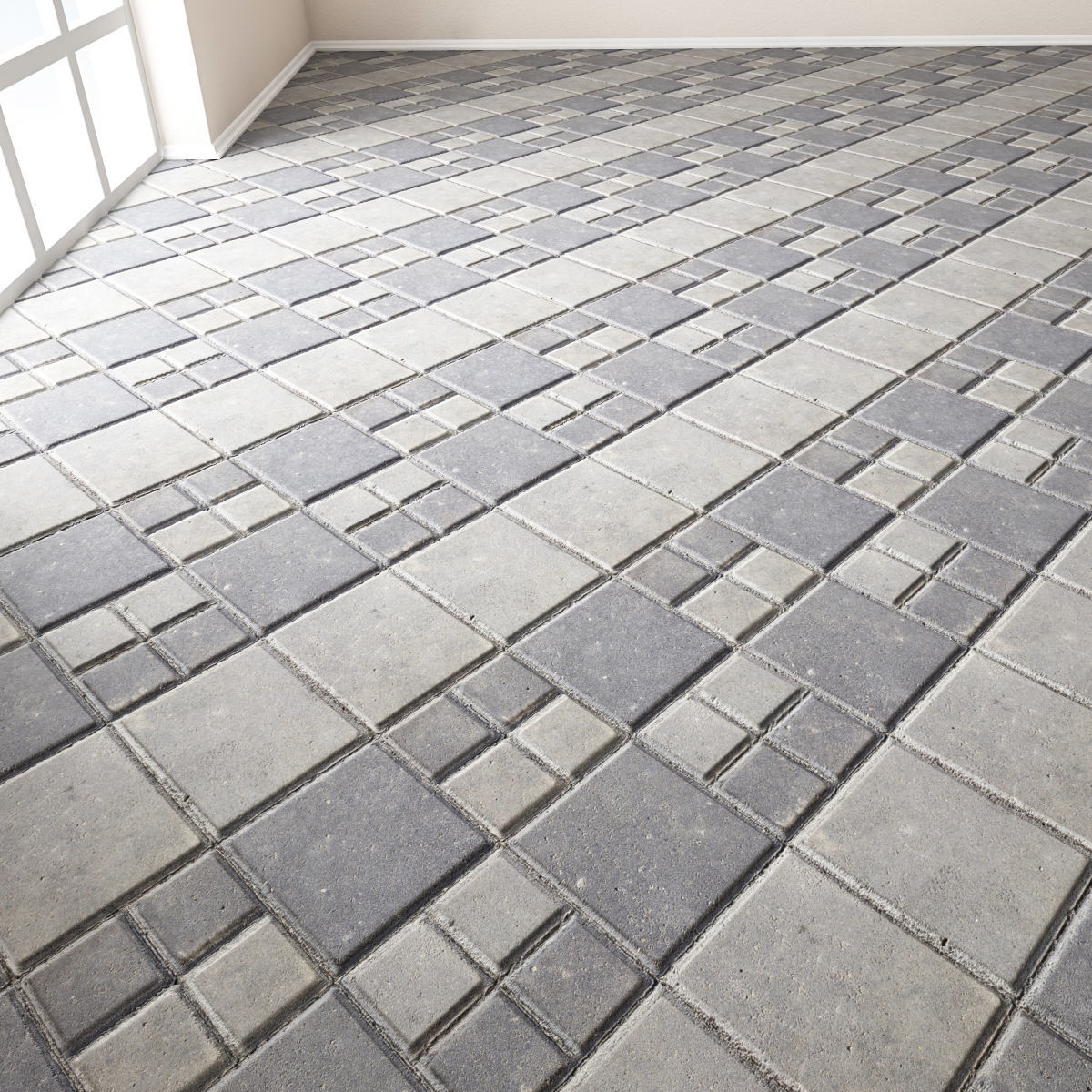 Texture Paving slabs Floor 014 VR / AR / low-poly | CGTrader