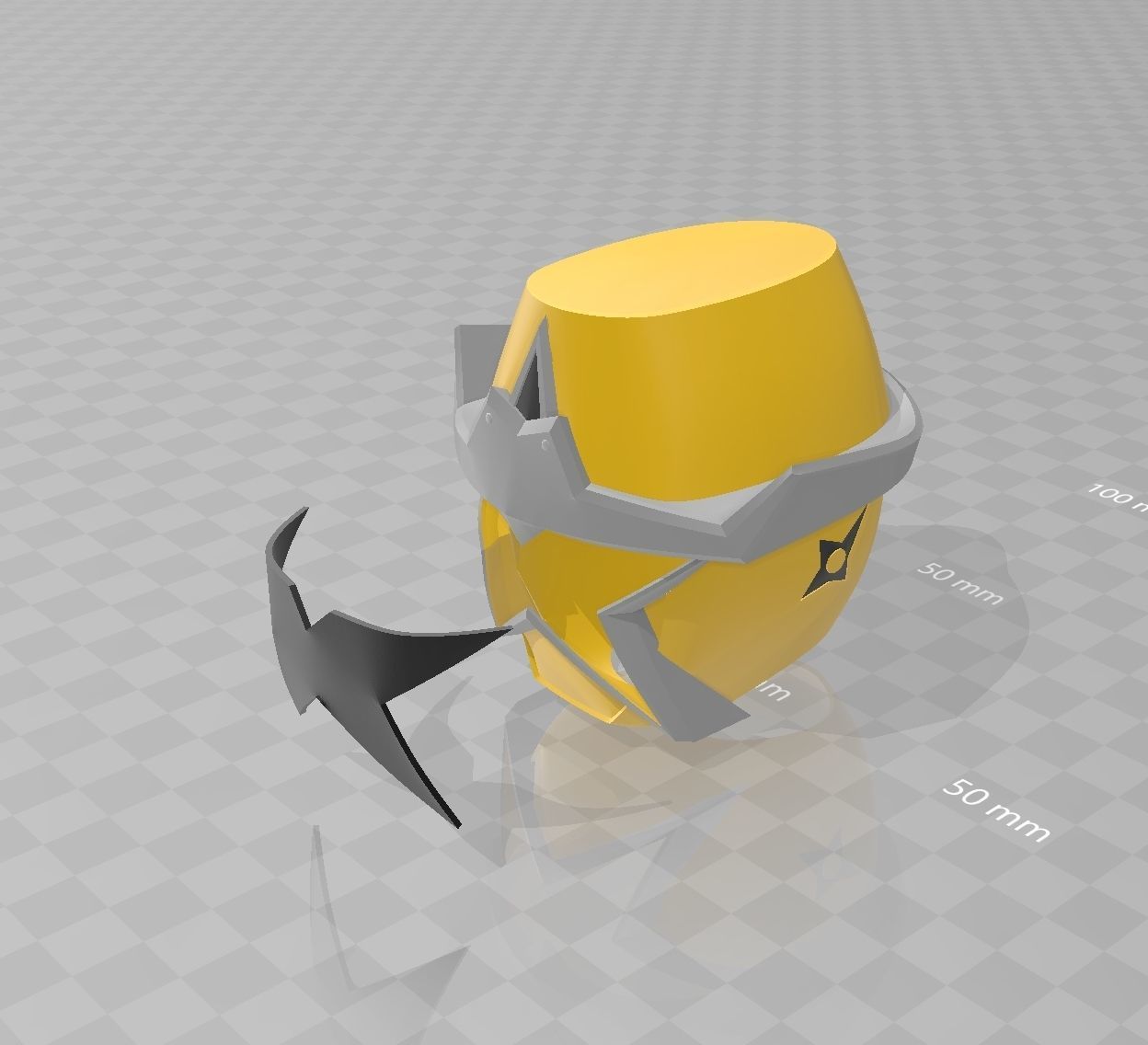 Power Rangers Shuriken Sentai Ninninger StarNinger Helmet 3D model 3D ...