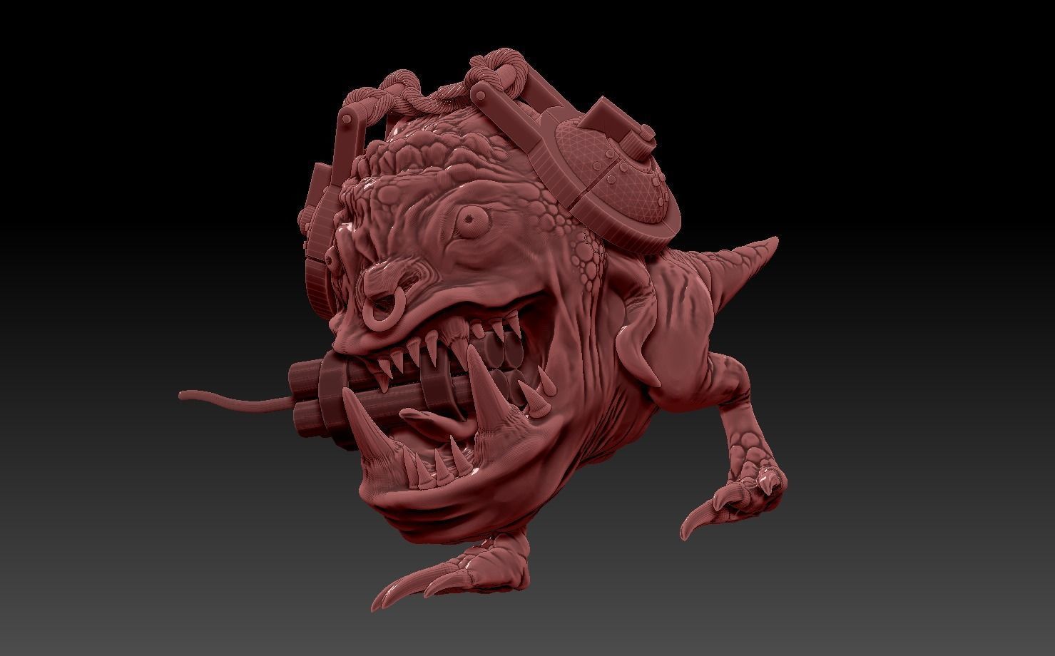 Squig Tankbusta 3D model 3D printable | CGTrader