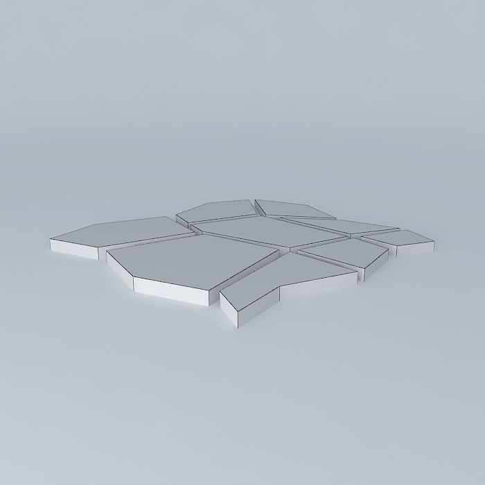 Paver Stone Path free 3D model | CGTrader