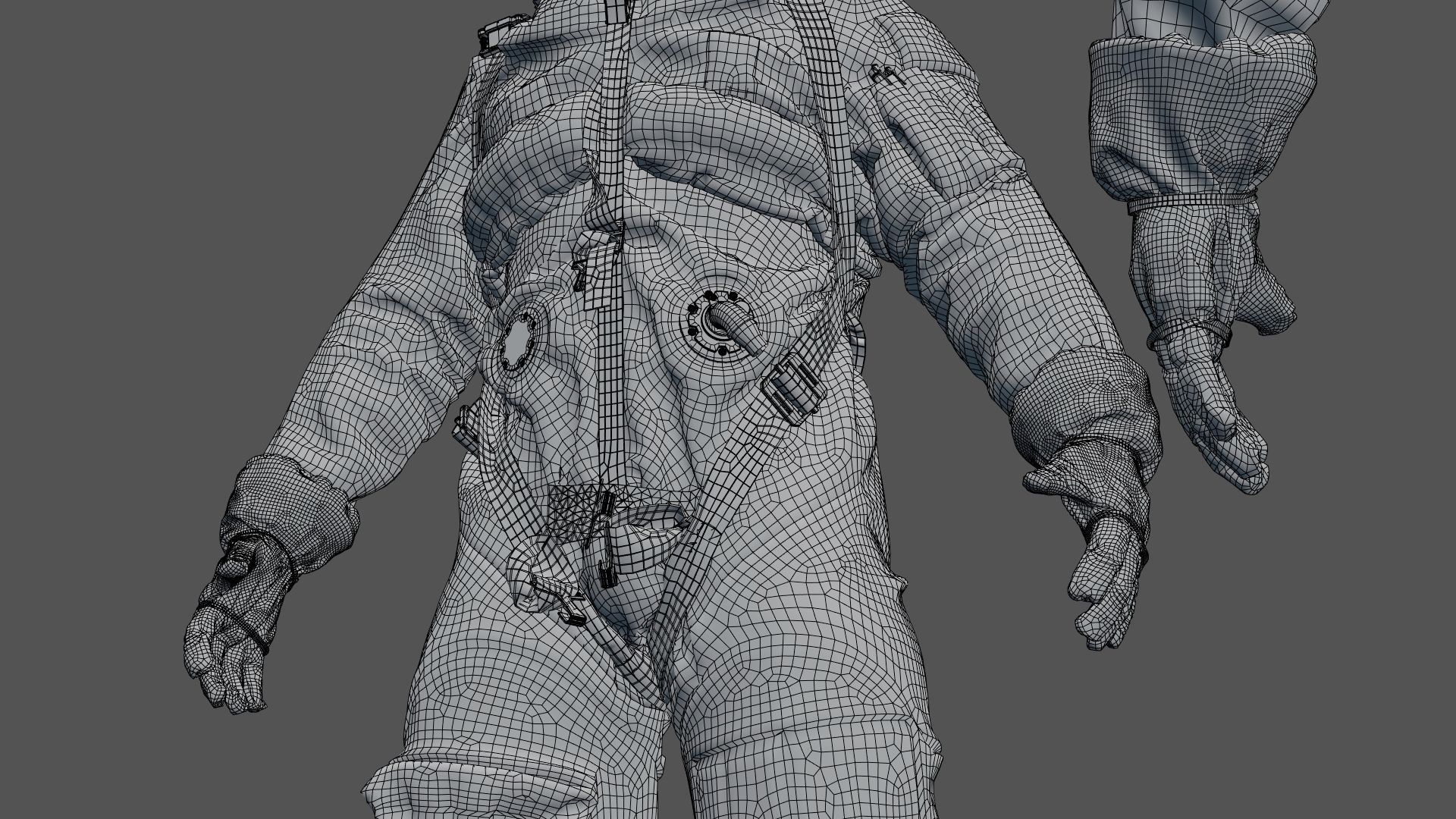 FLIGHT SUIT U2 Pilot 3D model | CGTrader