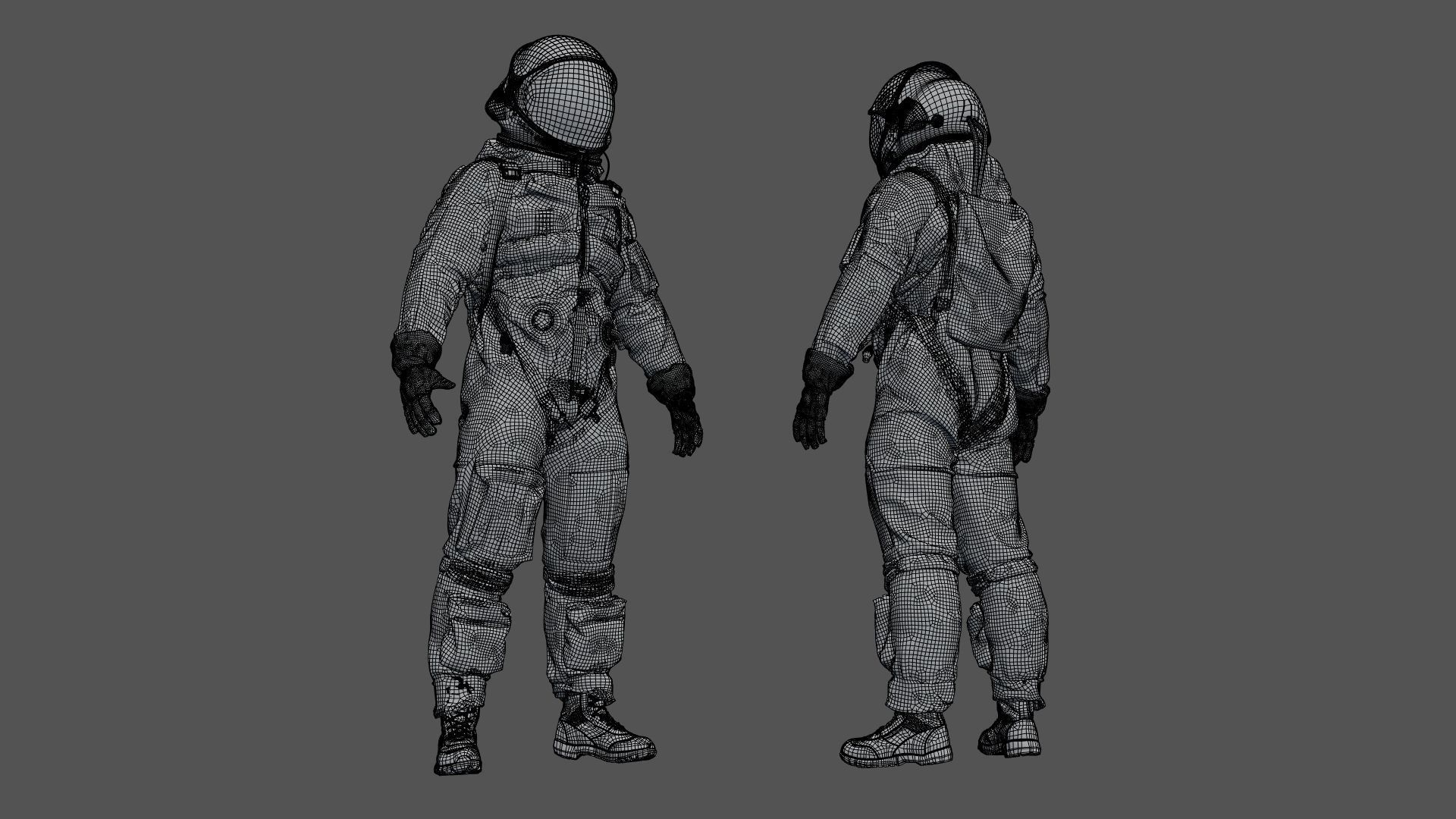 FLIGHT SUIT U2 Pilot 3D model | CGTrader