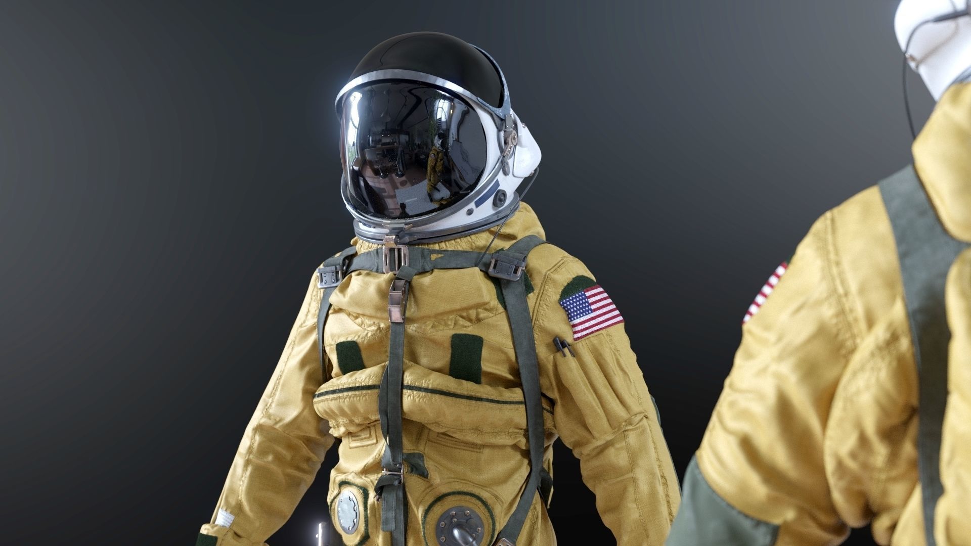 FLIGHT SUIT U2 Pilot 3D model | CGTrader