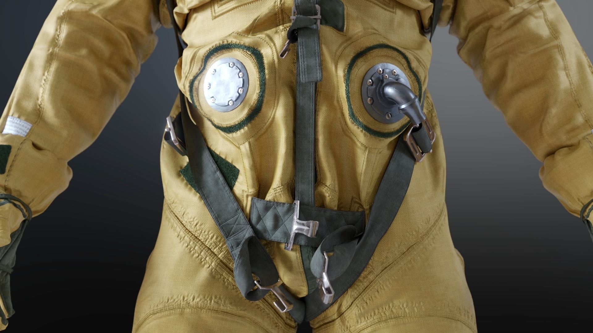 FLIGHT SUIT U2 Pilot 3D model | CGTrader