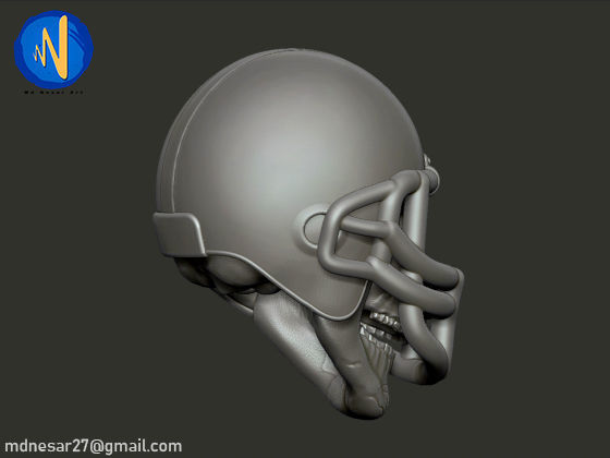 Skull head 3d print model 3D model 3D printable | CGTrader