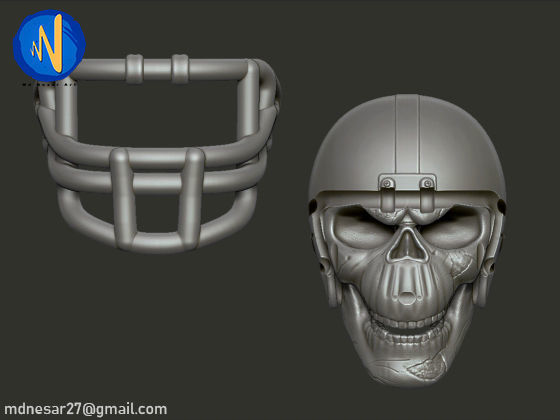 Skull head 3d print model 3D model 3D printable | CGTrader