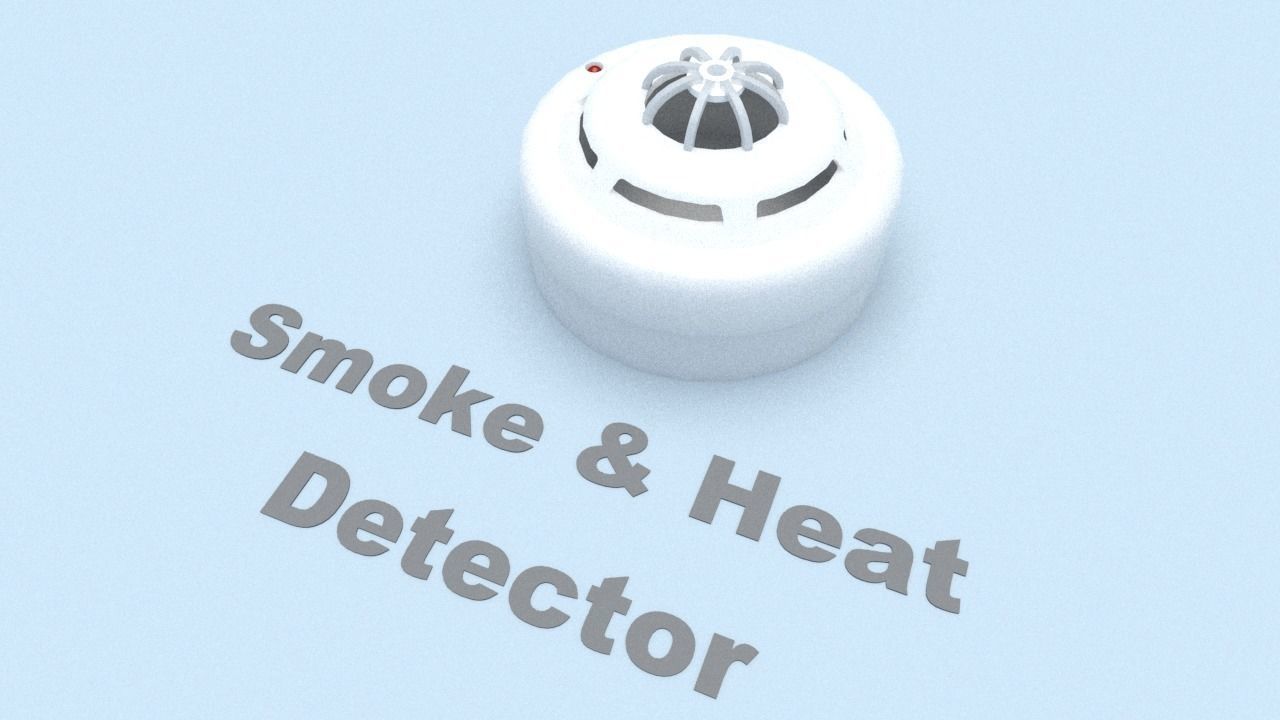FSS Smoke Detector 3D model | CGTrader