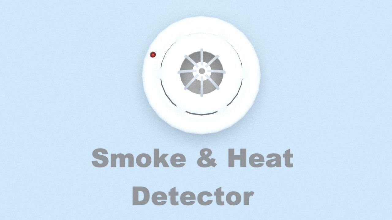 FSS Smoke Detector 3D model | CGTrader