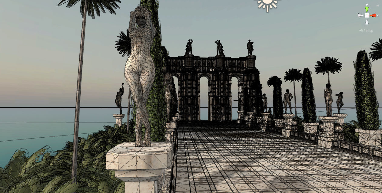 Antique Rome Scene for Unity 3D model | CGTrader