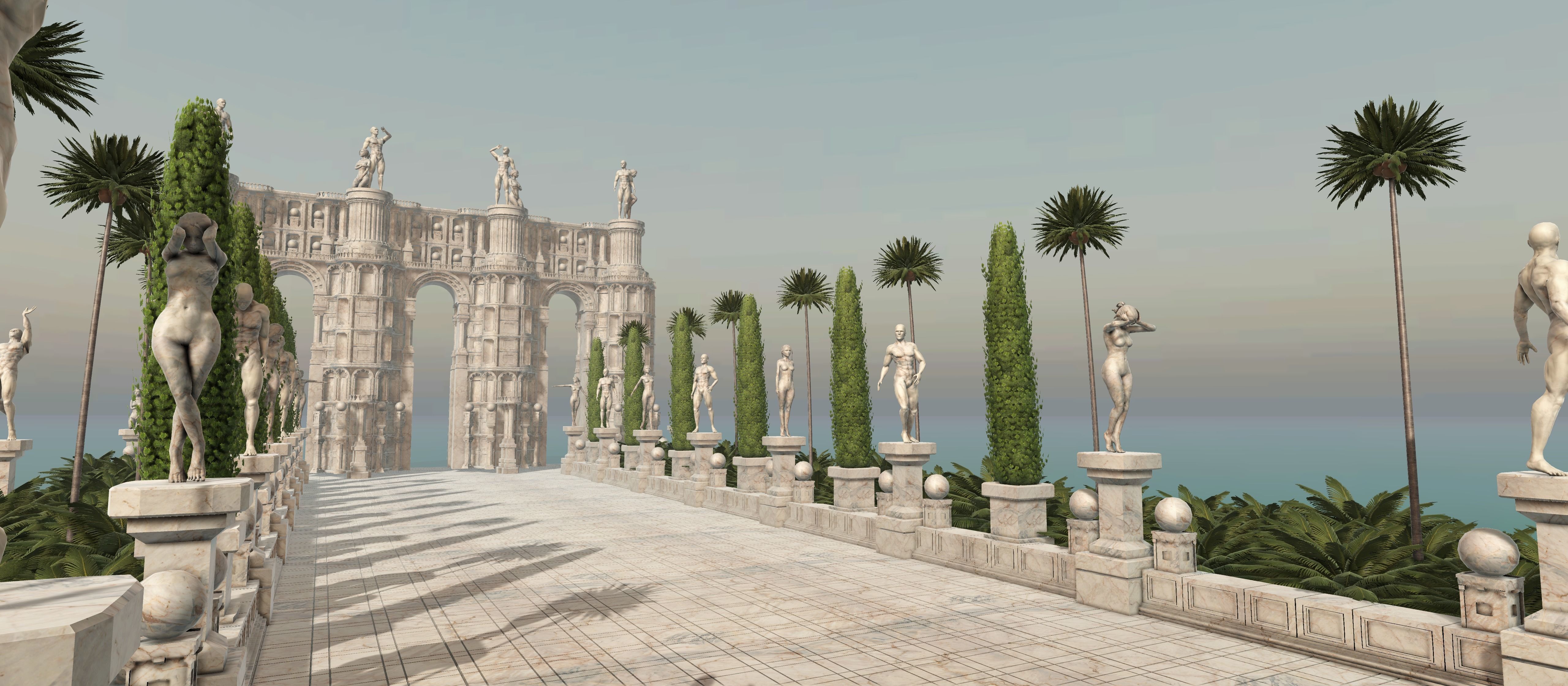 Antique Rome Scene for Unity 3D model | CGTrader