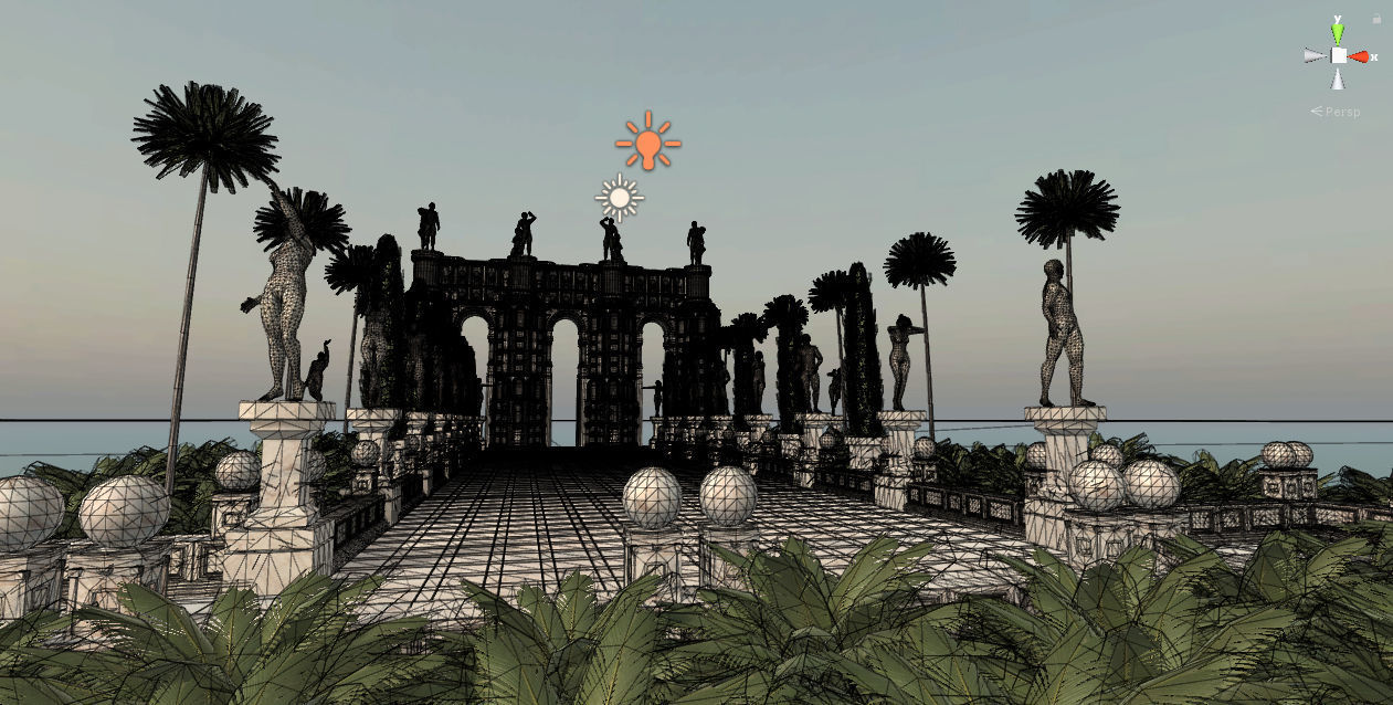 Antique Rome Scene for Unity 3D model | CGTrader