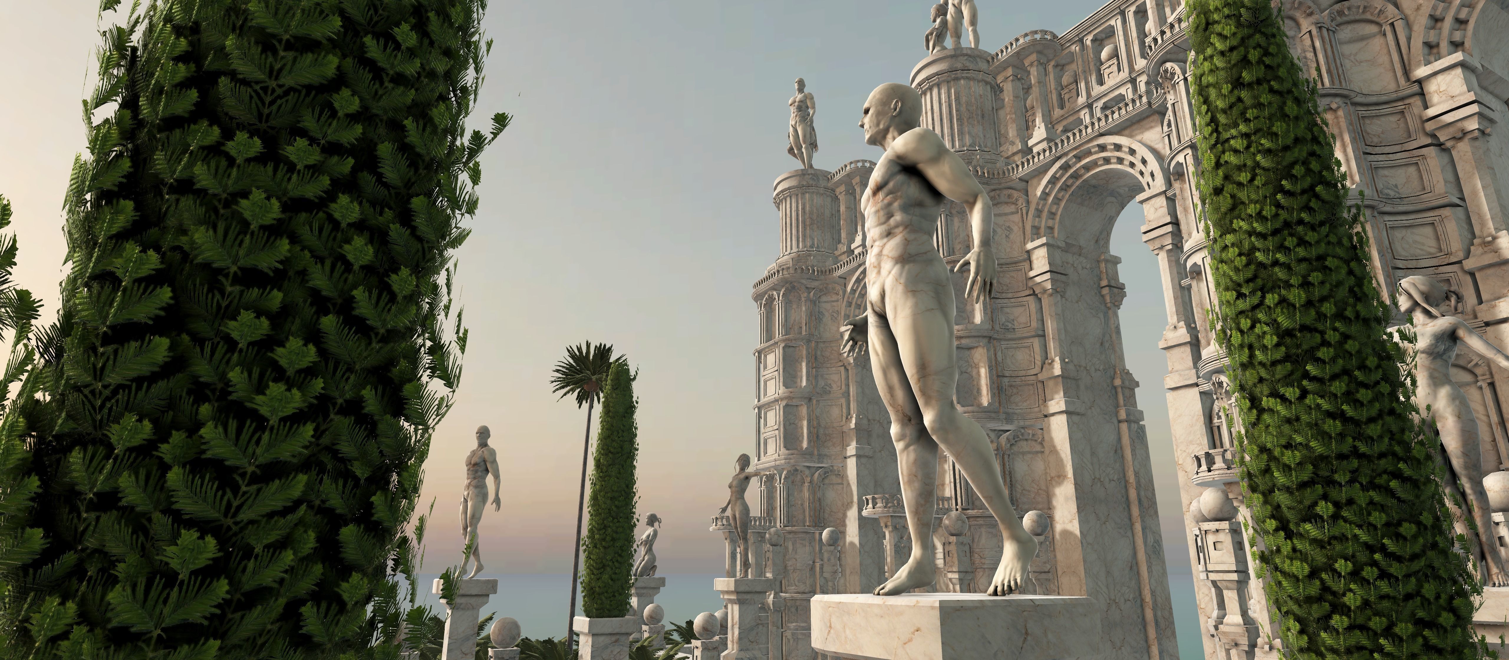 Antique Rome Scene for Unity 3D model | CGTrader