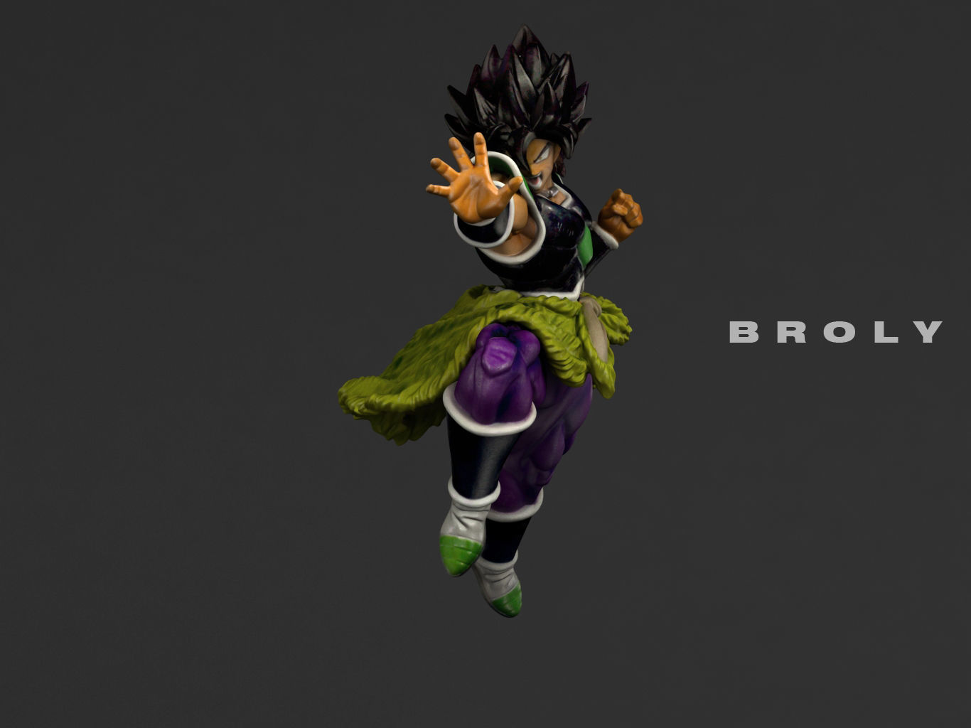 BROLY dragon ball character 3D model | CGTrader