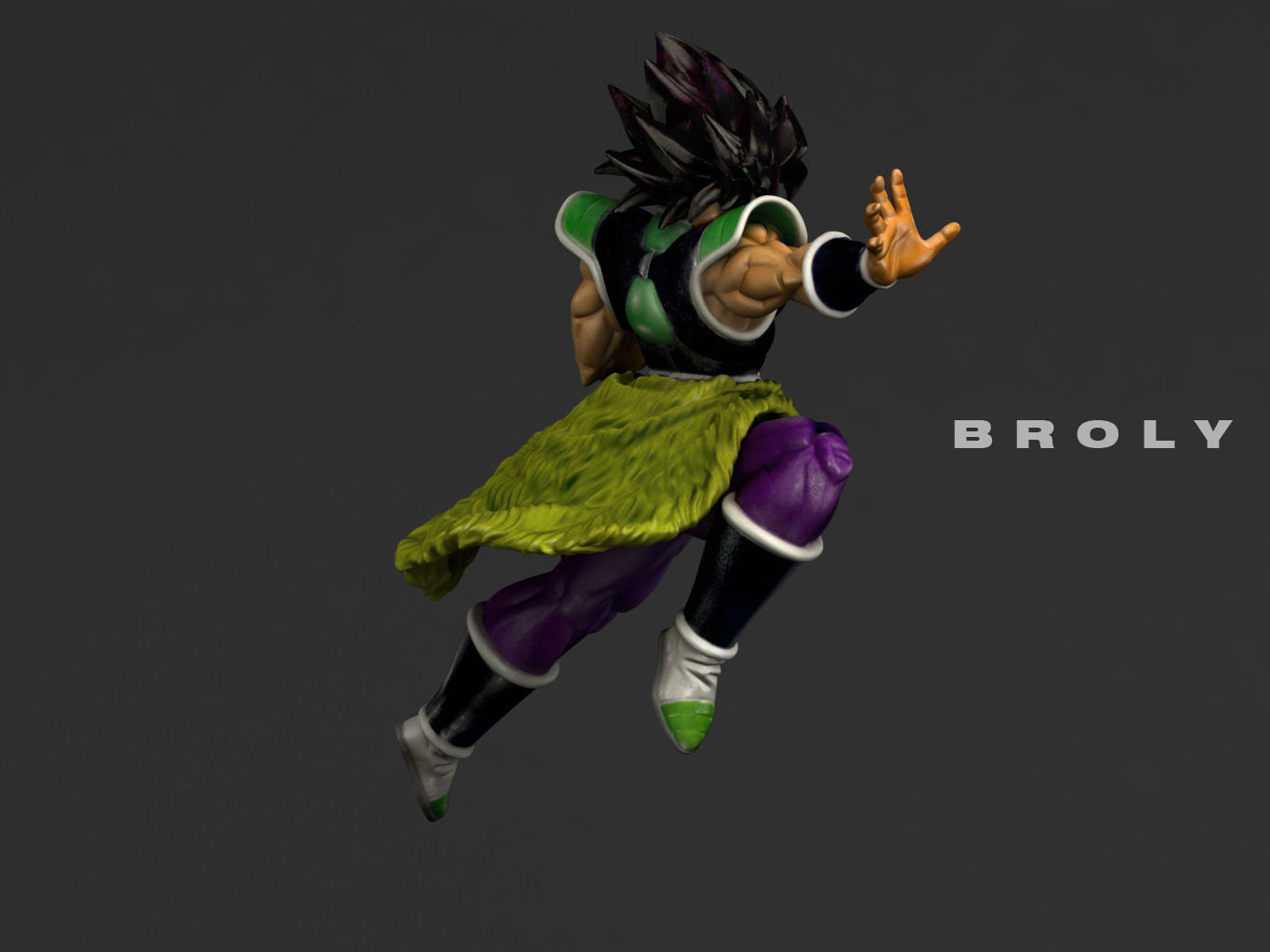 BROLY dragon ball character 3D model | CGTrader