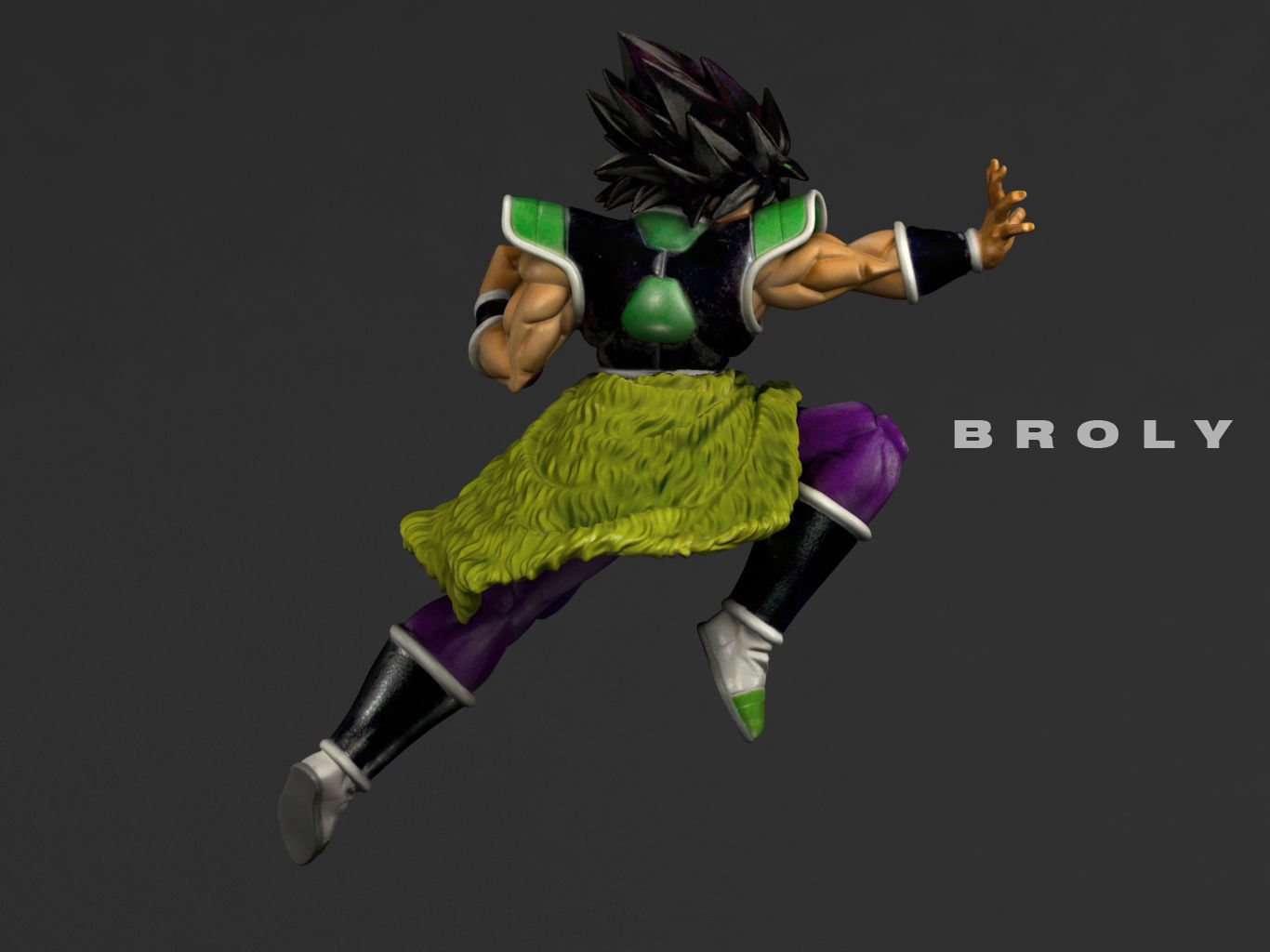 BROLY dragon ball character 3D model | CGTrader
