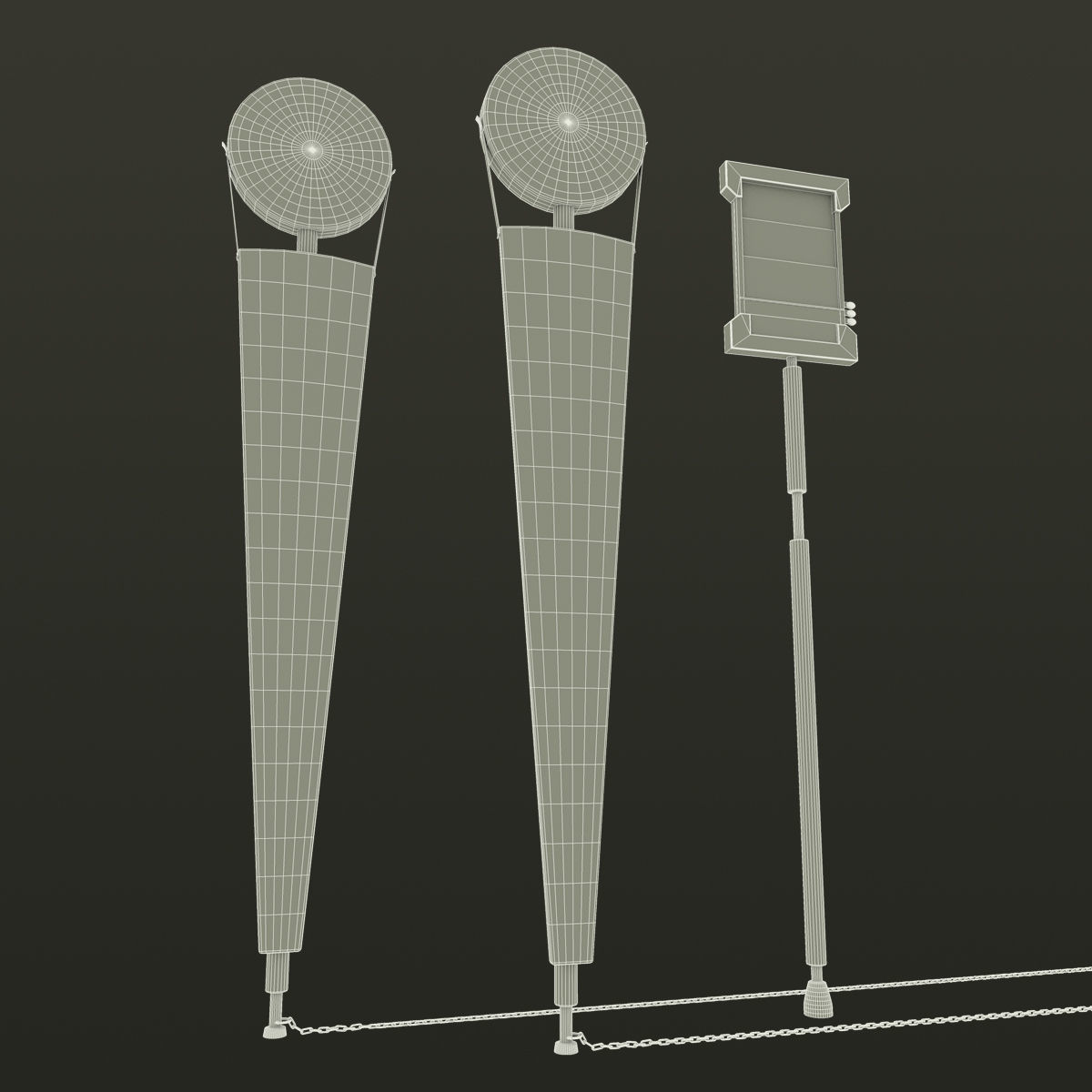 Football Chain Set 3D model | CGTrader