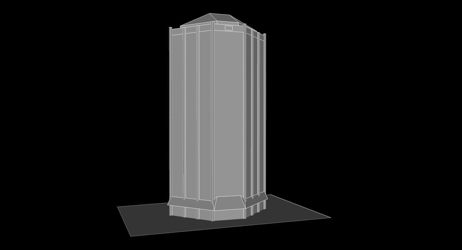 3D model ADC Building VR / AR / low-poly | CGTrader